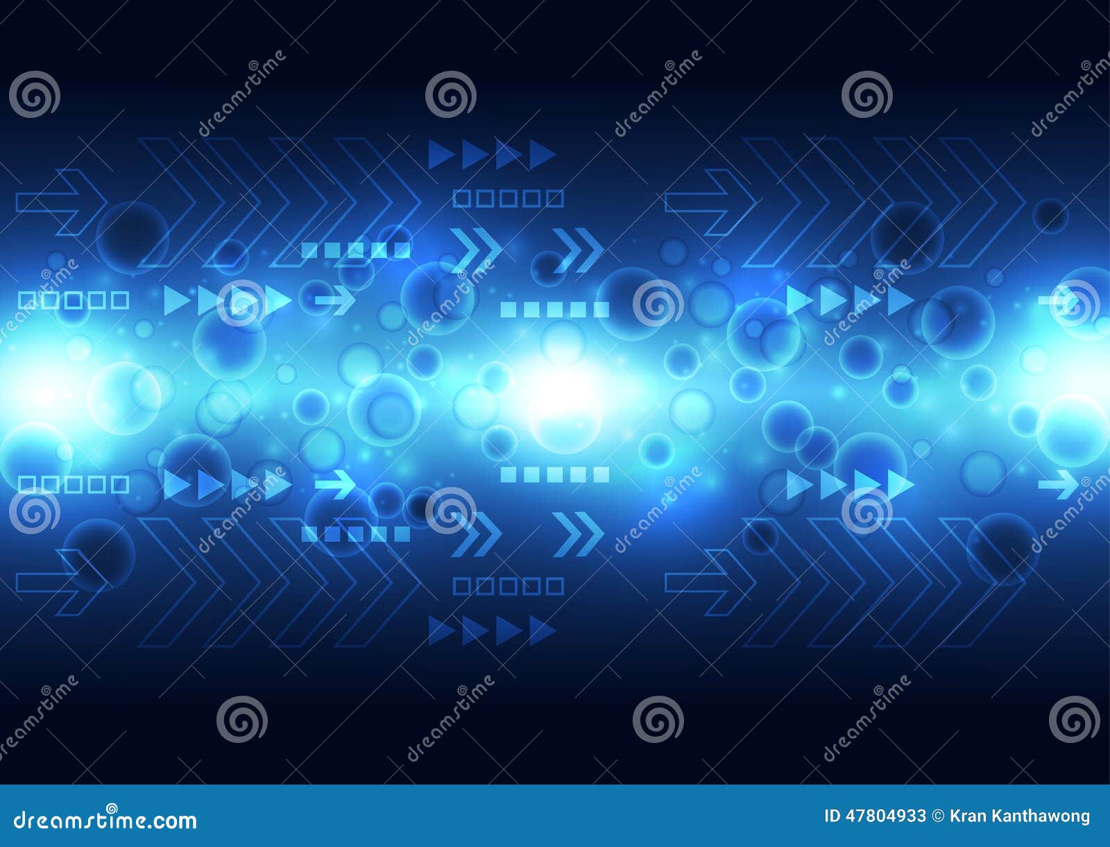 Vector Digital Speed Technology, Abstract Background Stock Vector ...
