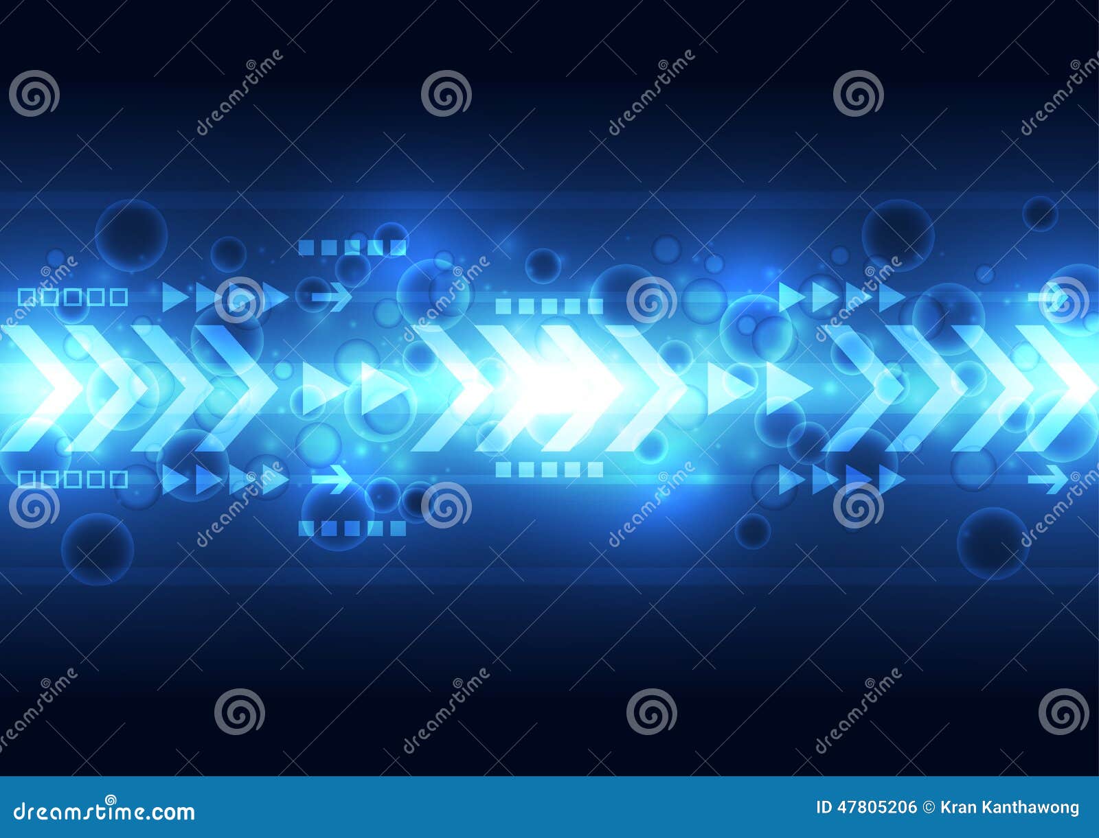 Vector Digital Speed Technology, Abstract Background Stock Vector ...
