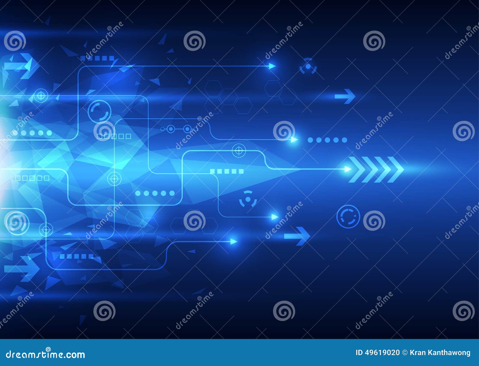 Hi Speed Technology Background Stock Image | CartoonDealer.com #153616663
