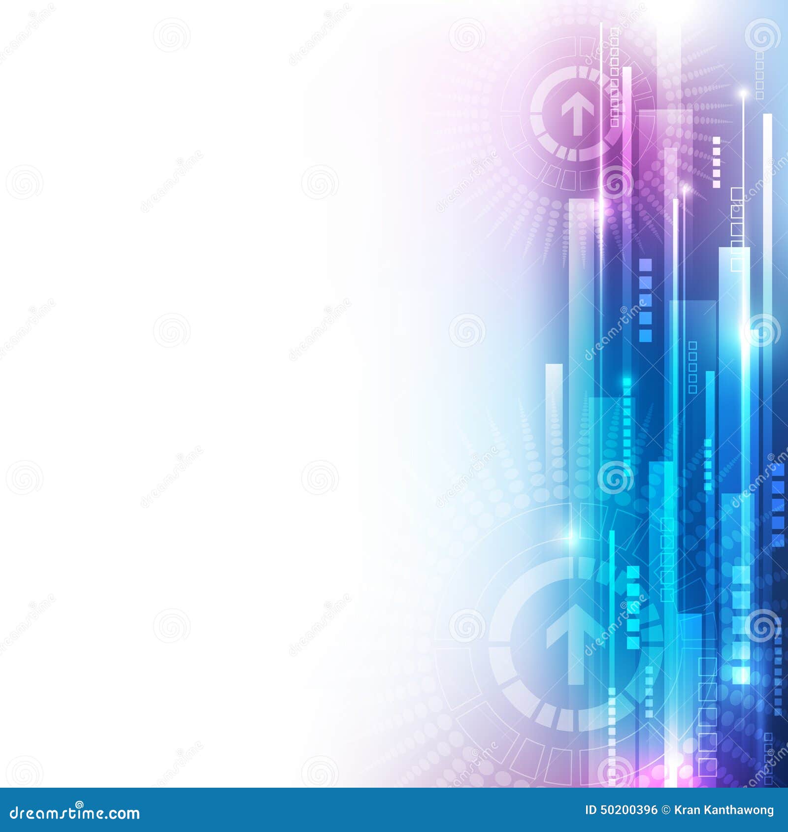 Vector Digital Speed Technology, Abstract Background Stock Vector ...