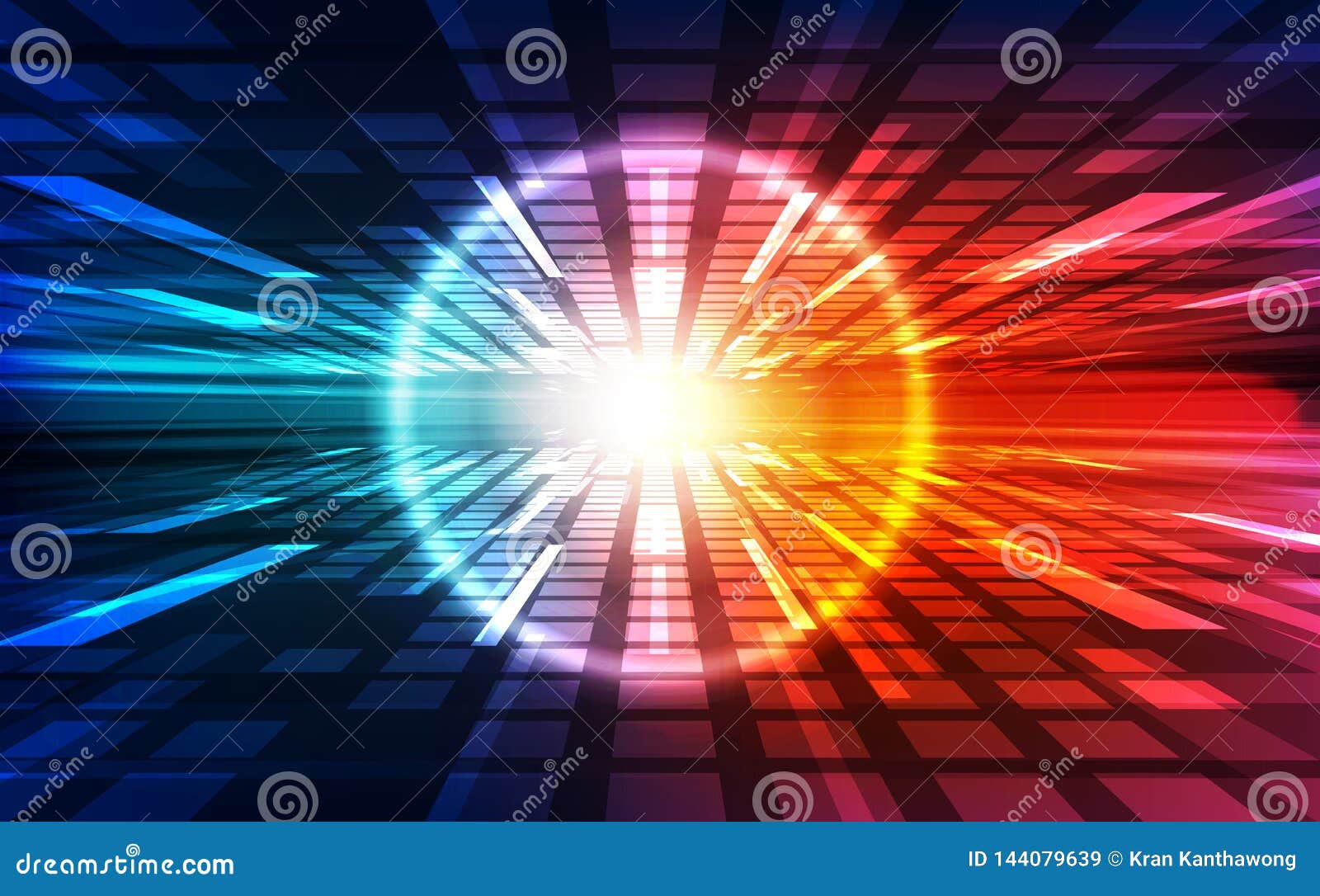 Vector Digital Speed Technology Concept, Abstract Background ...