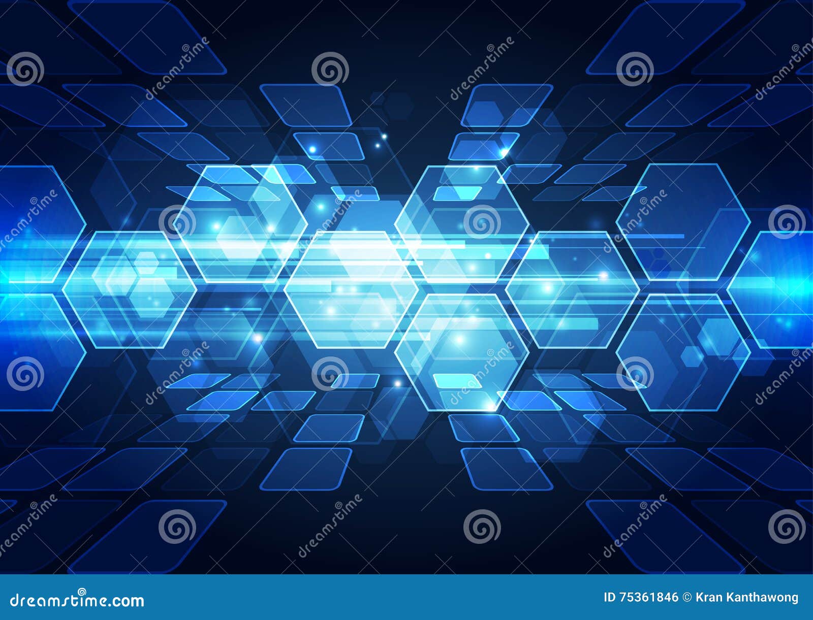 Vector Digital Speed Technology Concept, Abstract Background Stock ...