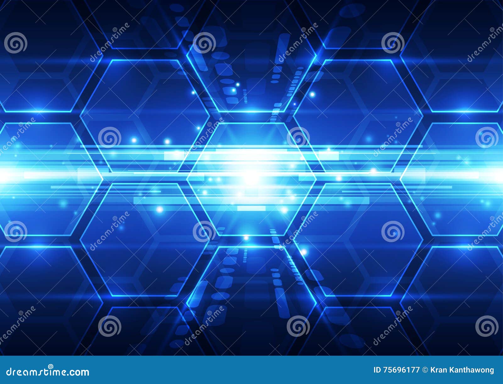 Vector Digital Speed Technology Concept, Abstract Background Stock ...