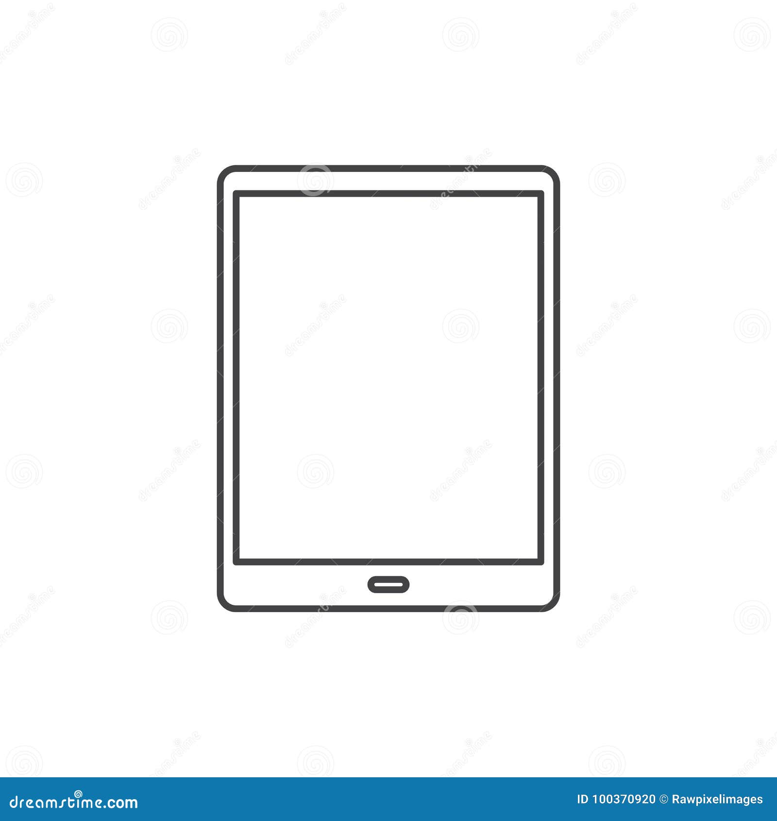 Vector of Digital Tablet Icon Stock Vector - Illustration of vector ...