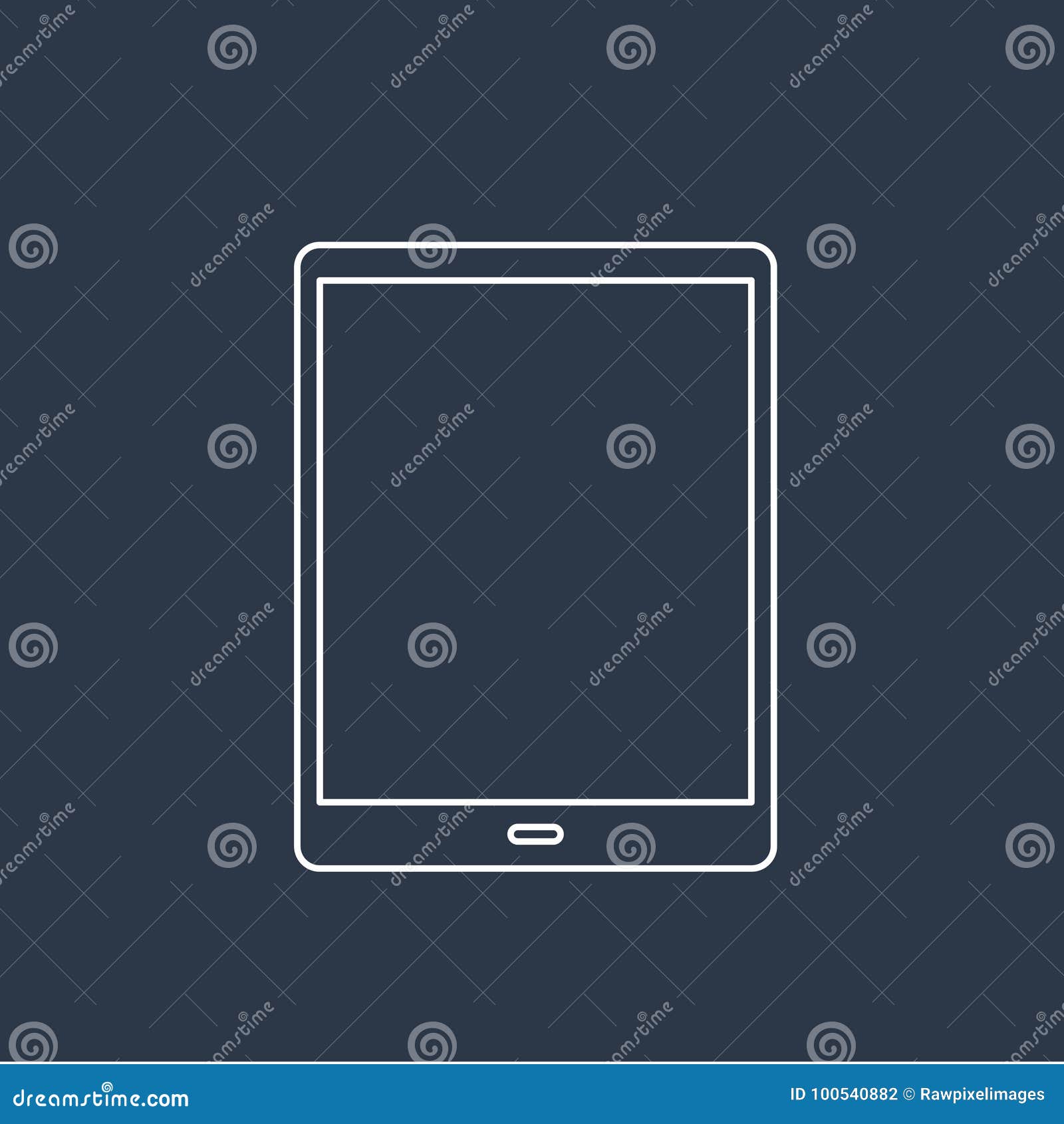 Vector of Digital Tablet Icon Stock Vector - Illustration of icon ...