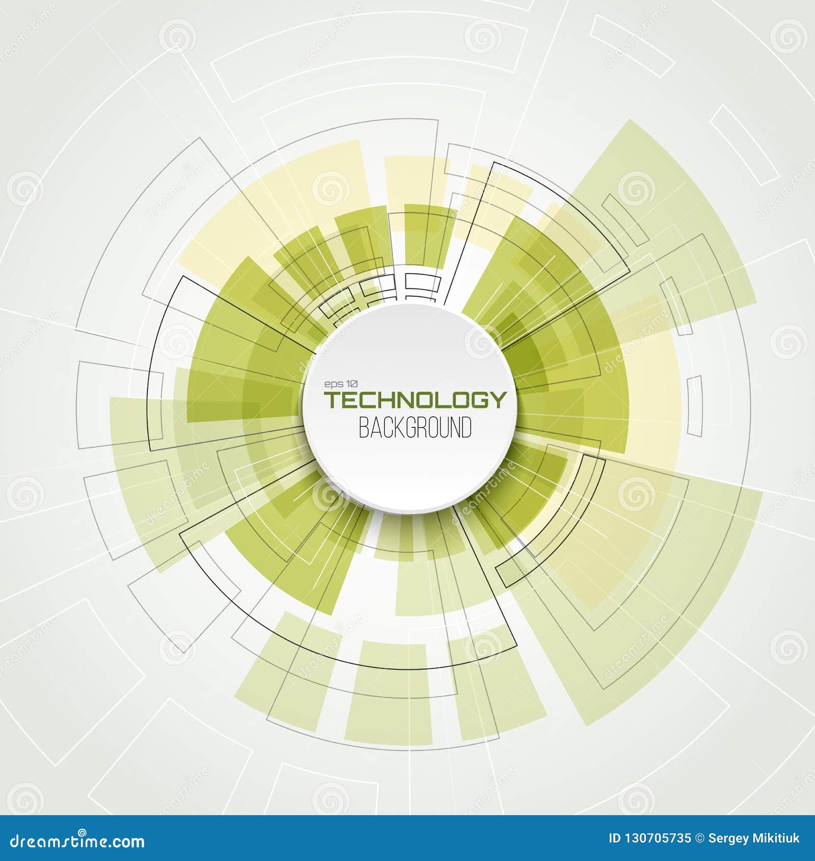 Vector Digital Technology Concept. Abstract Background Stock Vector ...