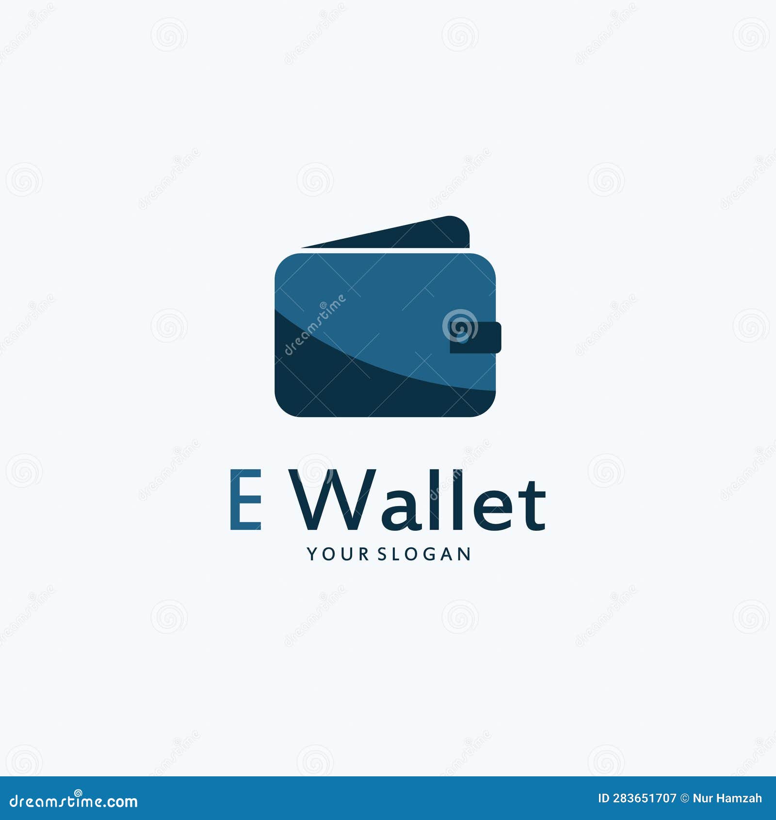 Vector Digital Wallet Logo Template Stock Vector - Illustration of ...