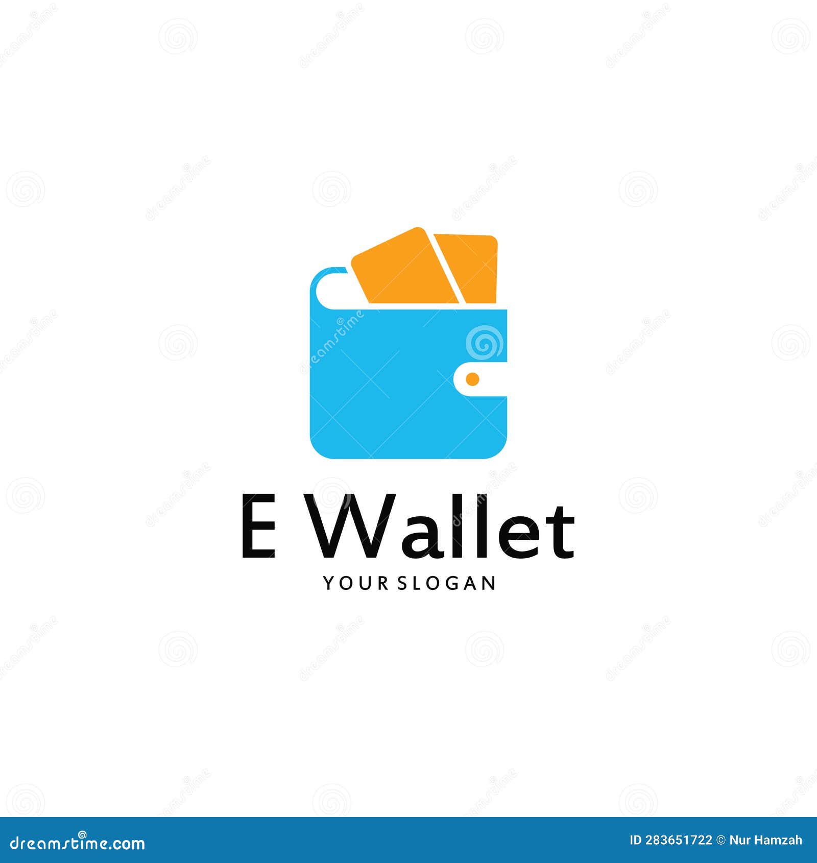 Vector Digital Wallet Logo Template Stock Vector - Illustration of ...