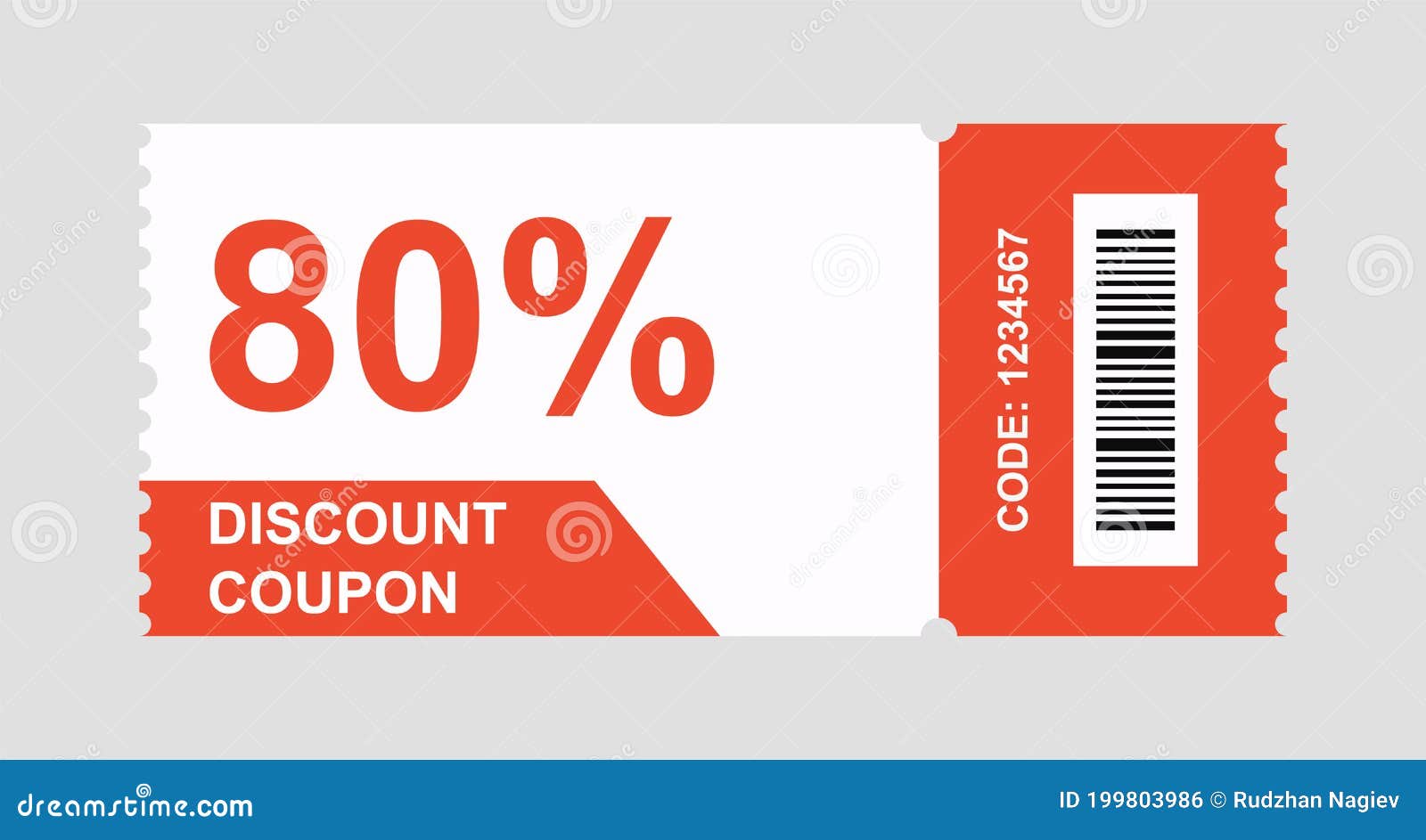 Vector Discount Coupon Flyer Sticker or Banner Stock Vector ...