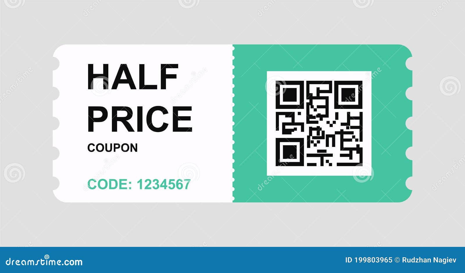 Vector Discount Coupon Flyer Sticker or Banner Stock Vector ...