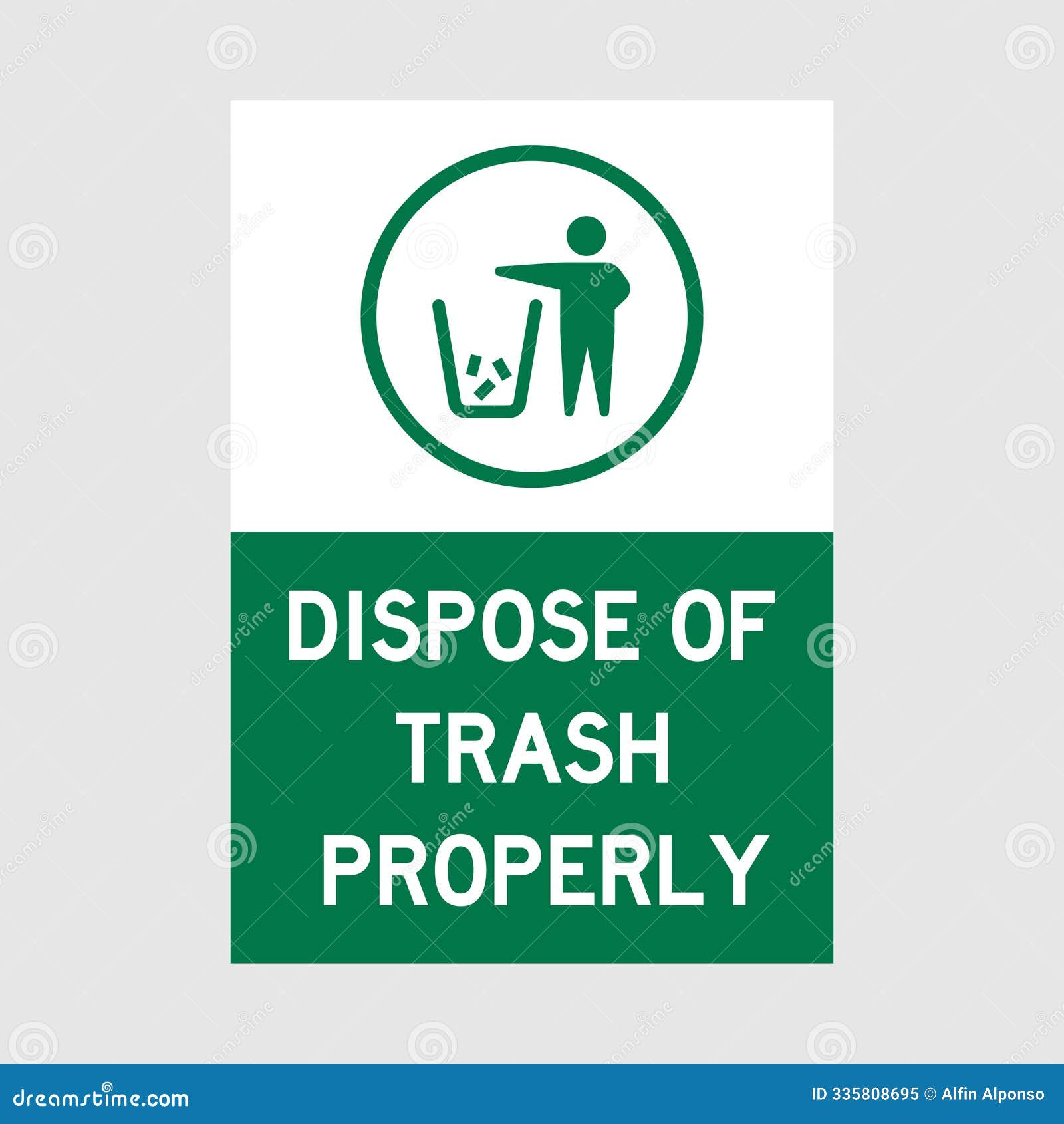 Vector Dispose Trash Symbol Sign In Multiple Color | CartoonDealer.com ...