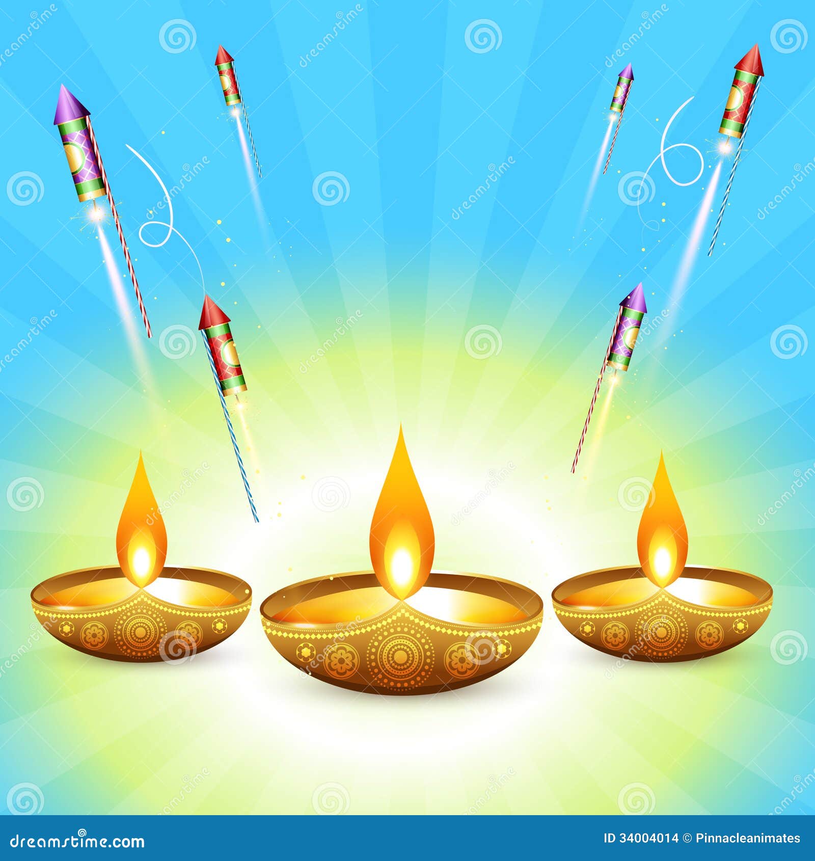 Vector diwali design stock vector. Illustration of graphic - 34004014