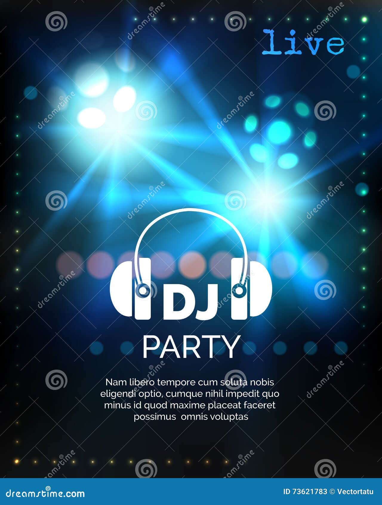 Dj Party Vector