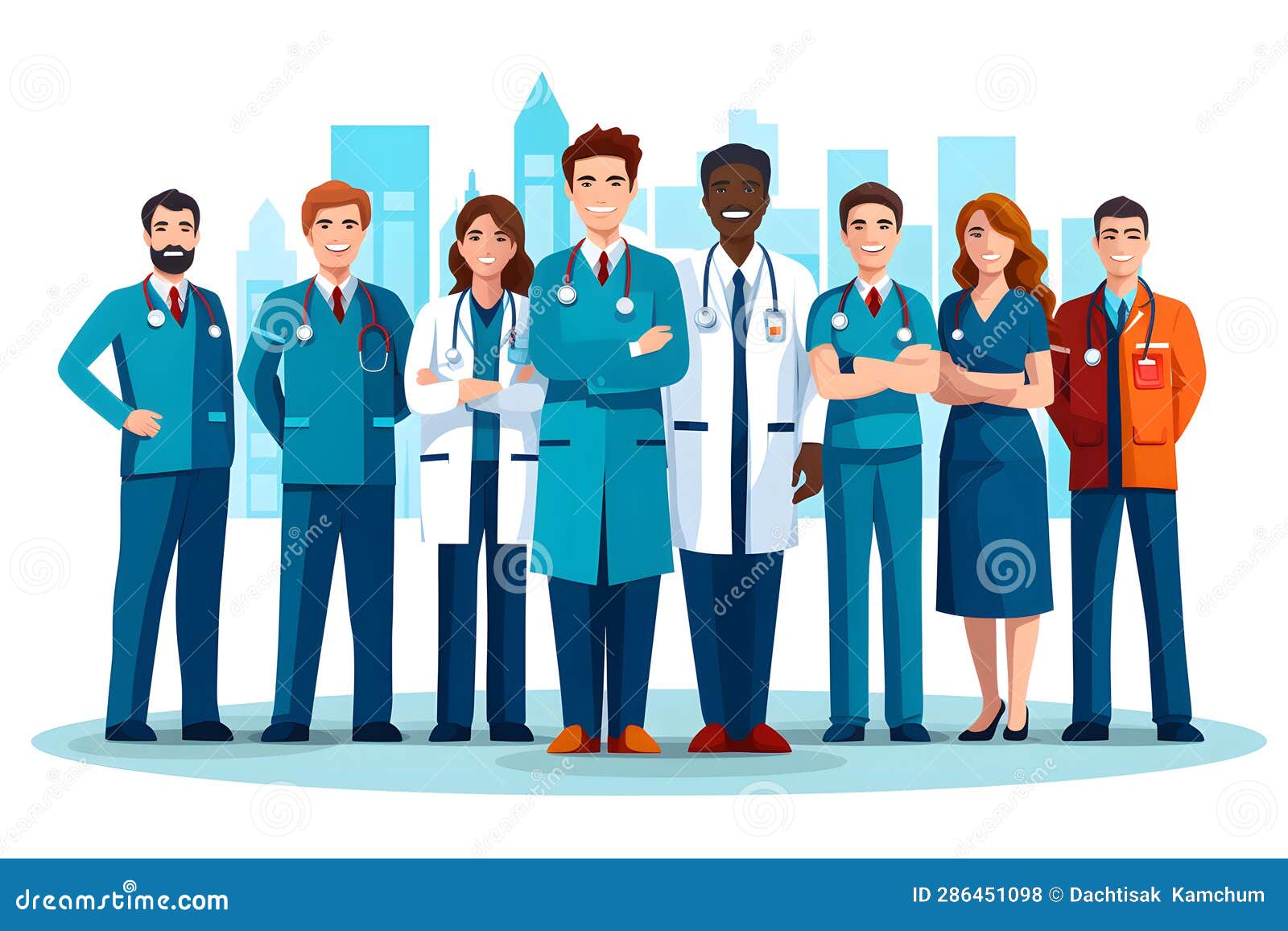 Vector Doctor and Nurse People Teamwork Ai Generated Stock Photo ... Vector Doctor and Nurse People Teamwork Ai Generated Stock Photo ...