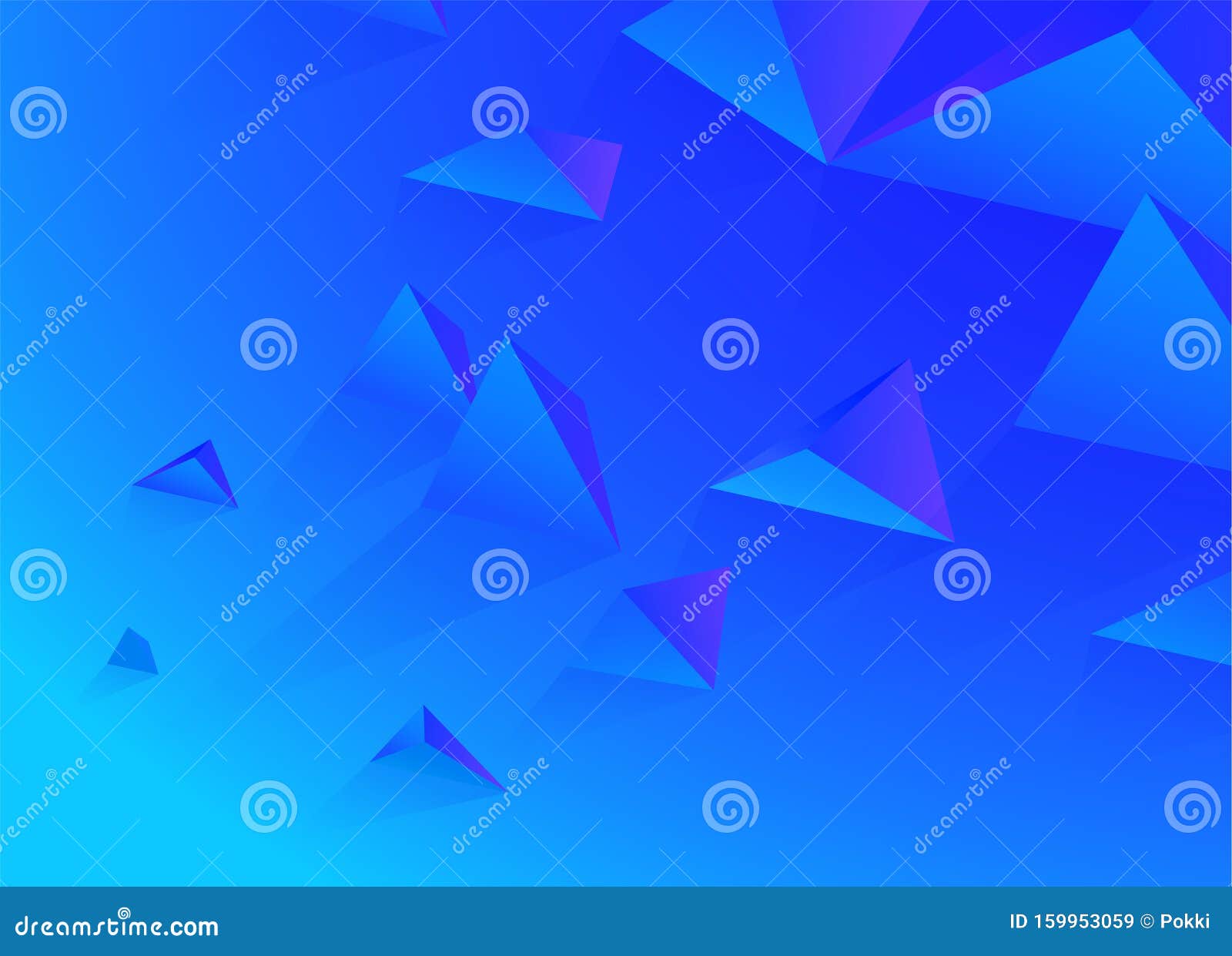 Vector Document Design Template with Abstract Polygonal Objects Stock ...