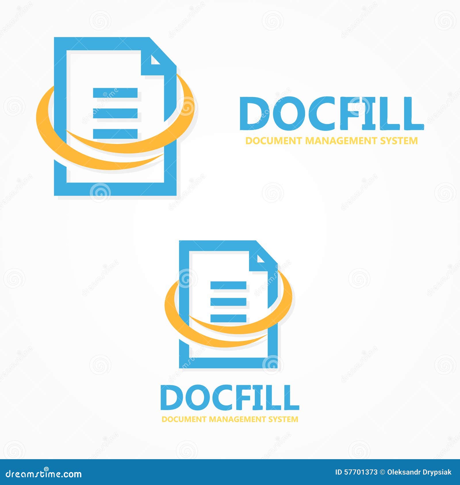 Vector document file logo stock vector. Illustration of application ...