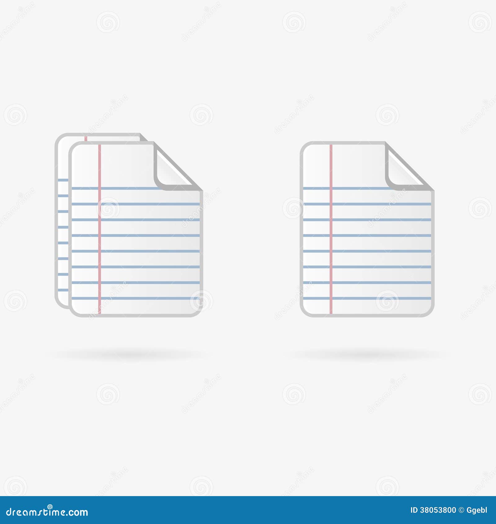 Vector documents icon stock vector. Illustration of modern - 38053800