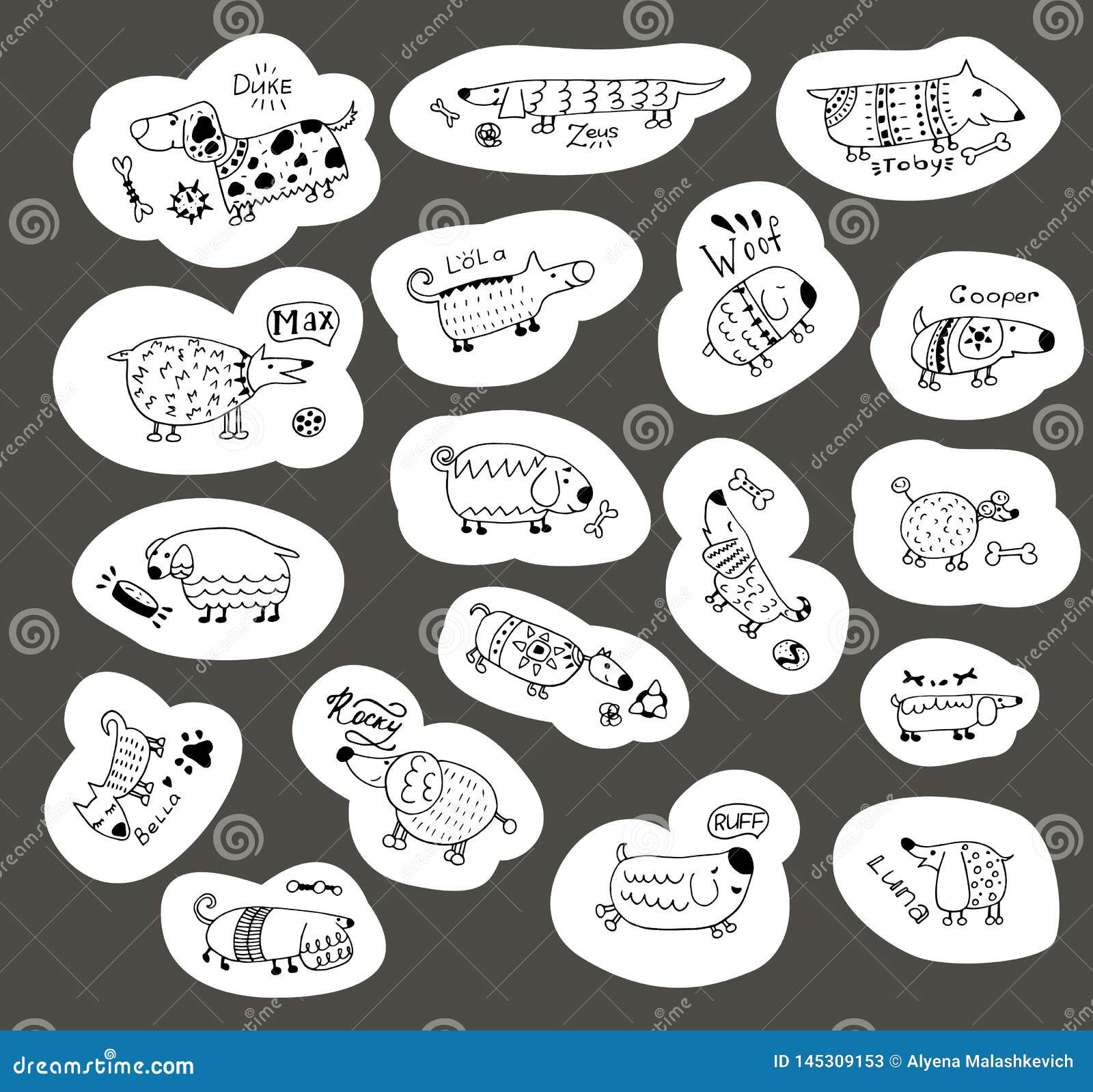 Pop Art Style Stickers Stock Image | CartoonDealer.com #91616341