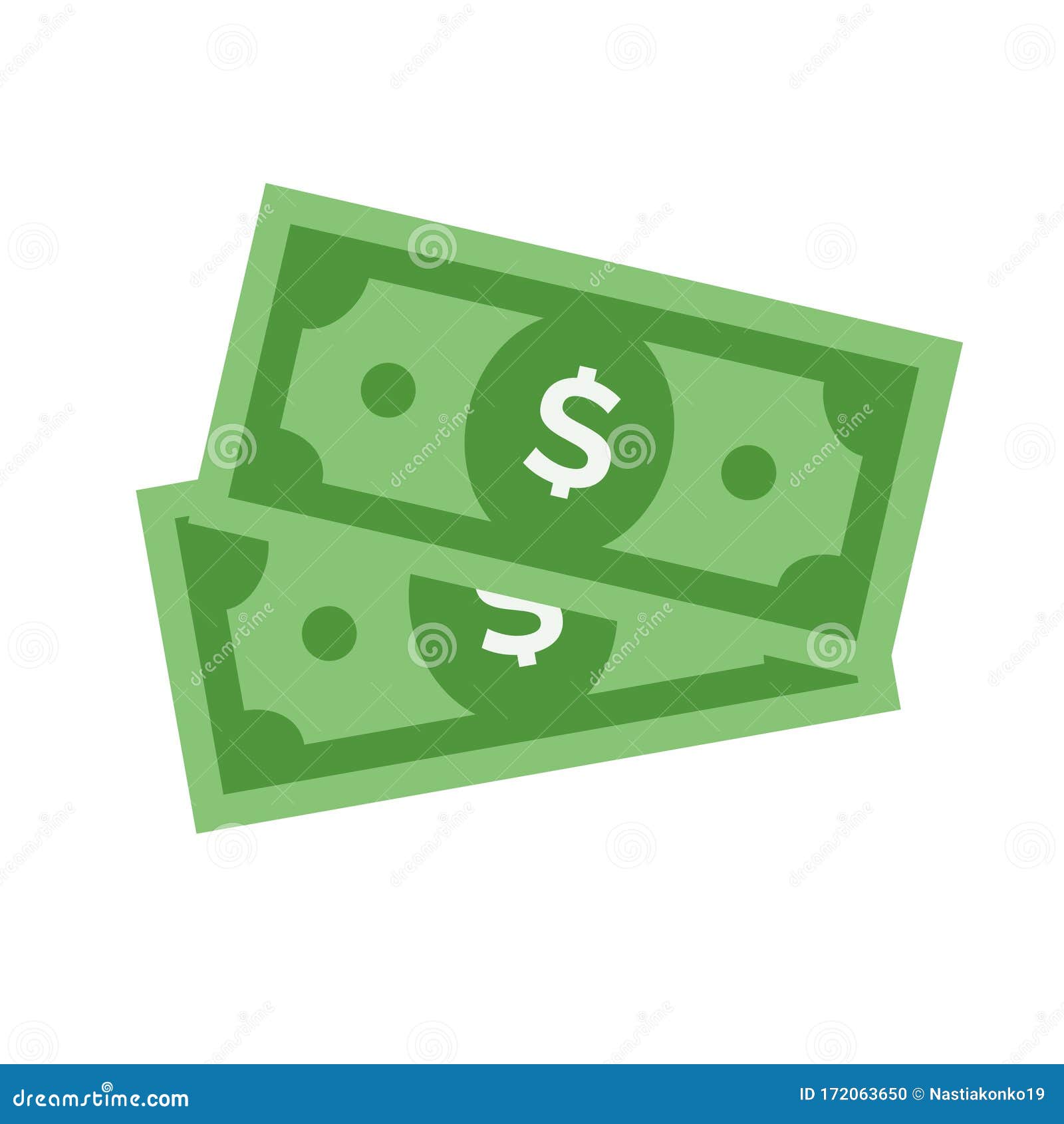 Vector Dollar-teken, Geld Dollarpictogram - Valutasymbool Vector ...
