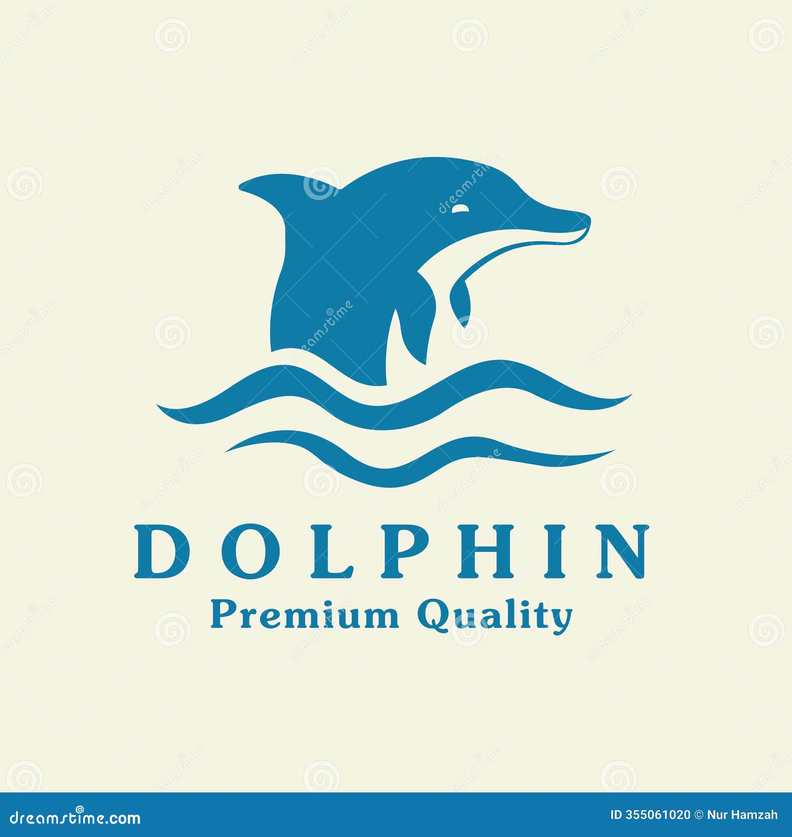 Vector Dolphin Logo Creative Design Stock Illustration - Illustration ...