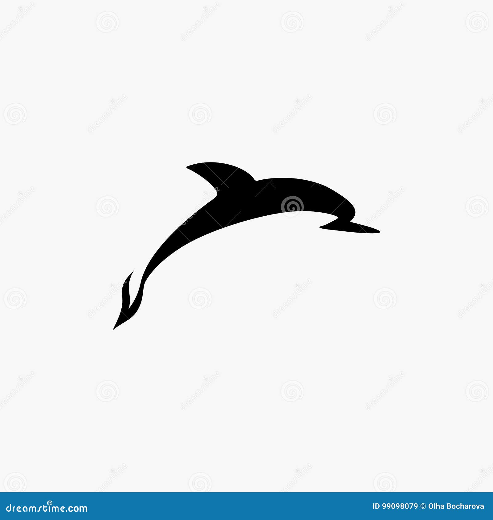 Vector Dolphin Logo | CartoonDealer.com #99098079