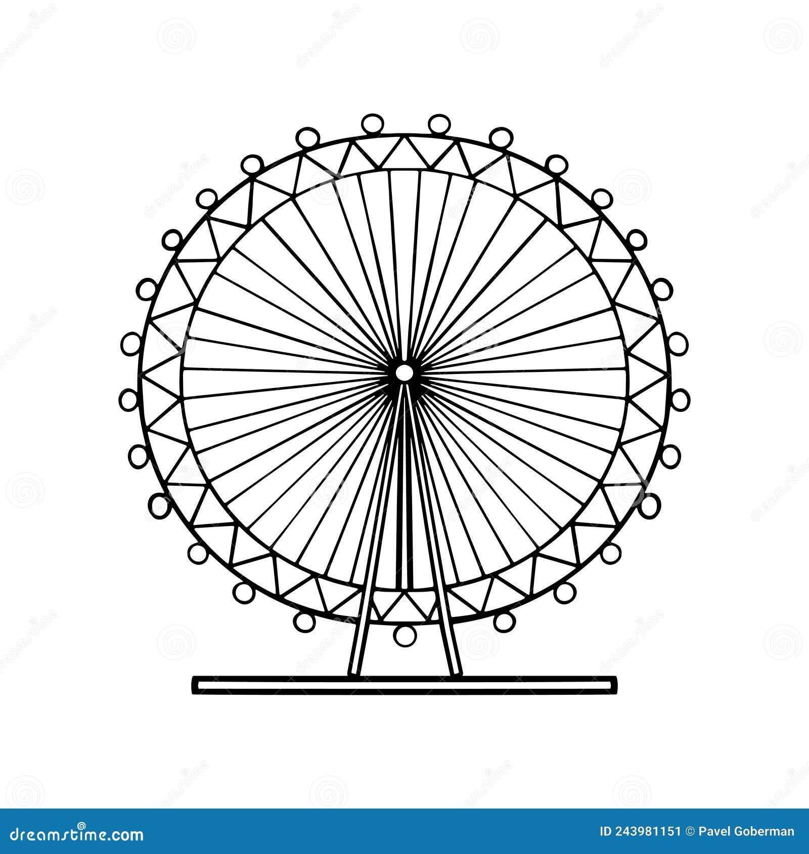 Vector Doodle Ferris Wheel Icon, London Ferris Wheel. Sketch Drawing ... Vector Doodle Ferris Wheel Icon, London Ferris Wheel. Sketch Drawing ...