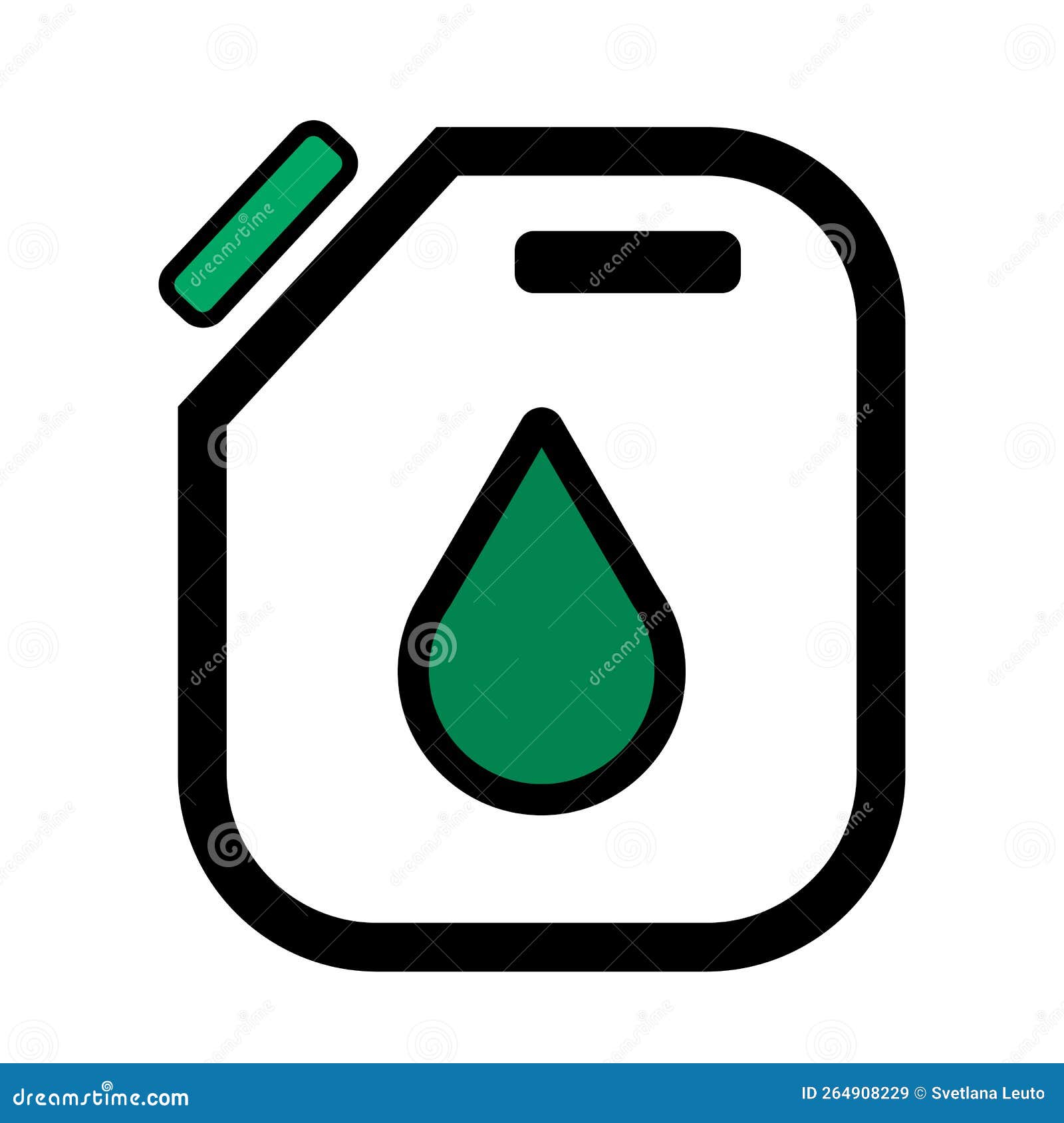 Vector Doodle Icon Fuel Canister, Gasoline Canister, Car Icon Stock ...