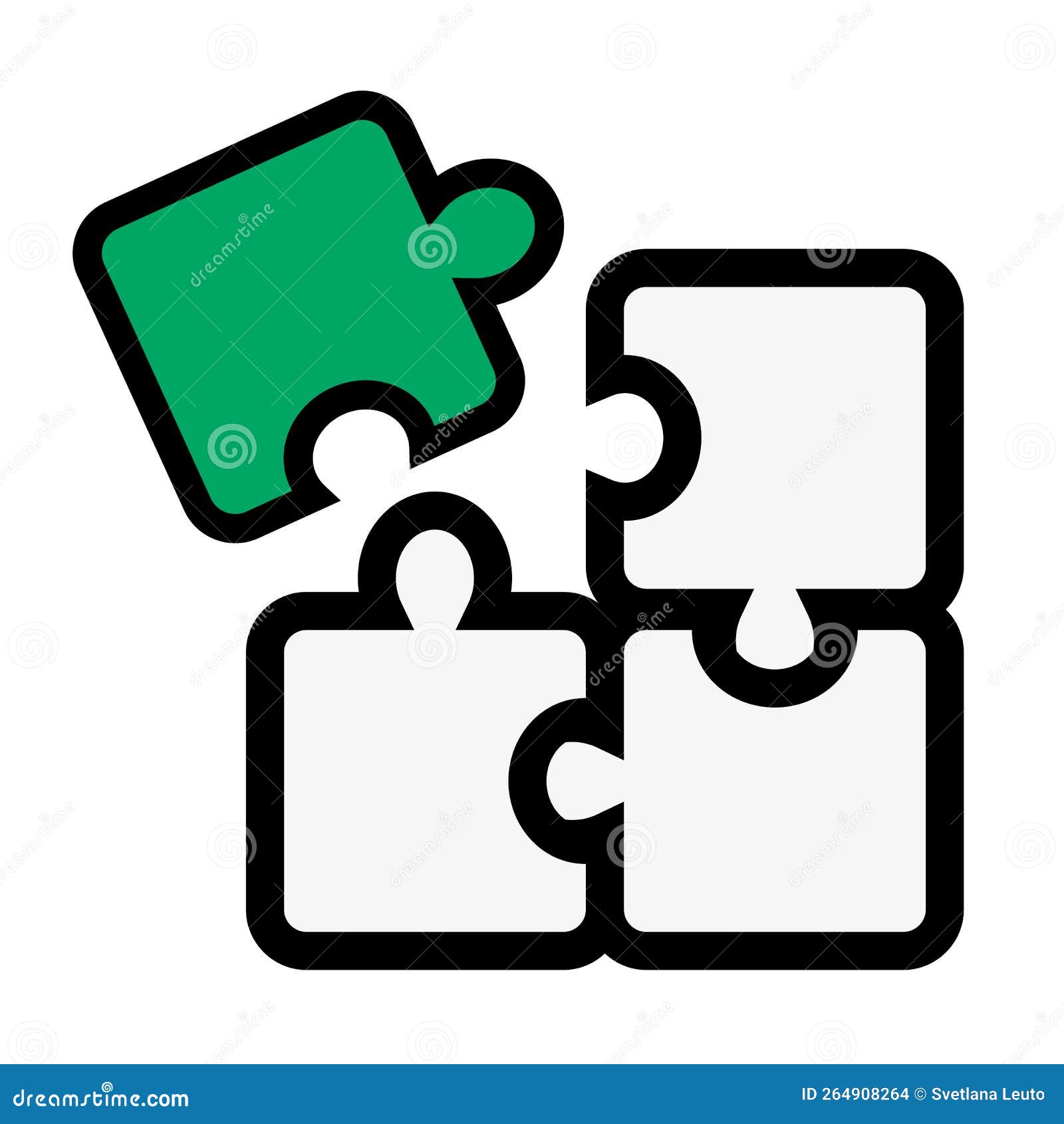 Vector Doodle Icon Puzzles, Puzzle Details, Website Icon Stock Vector ...