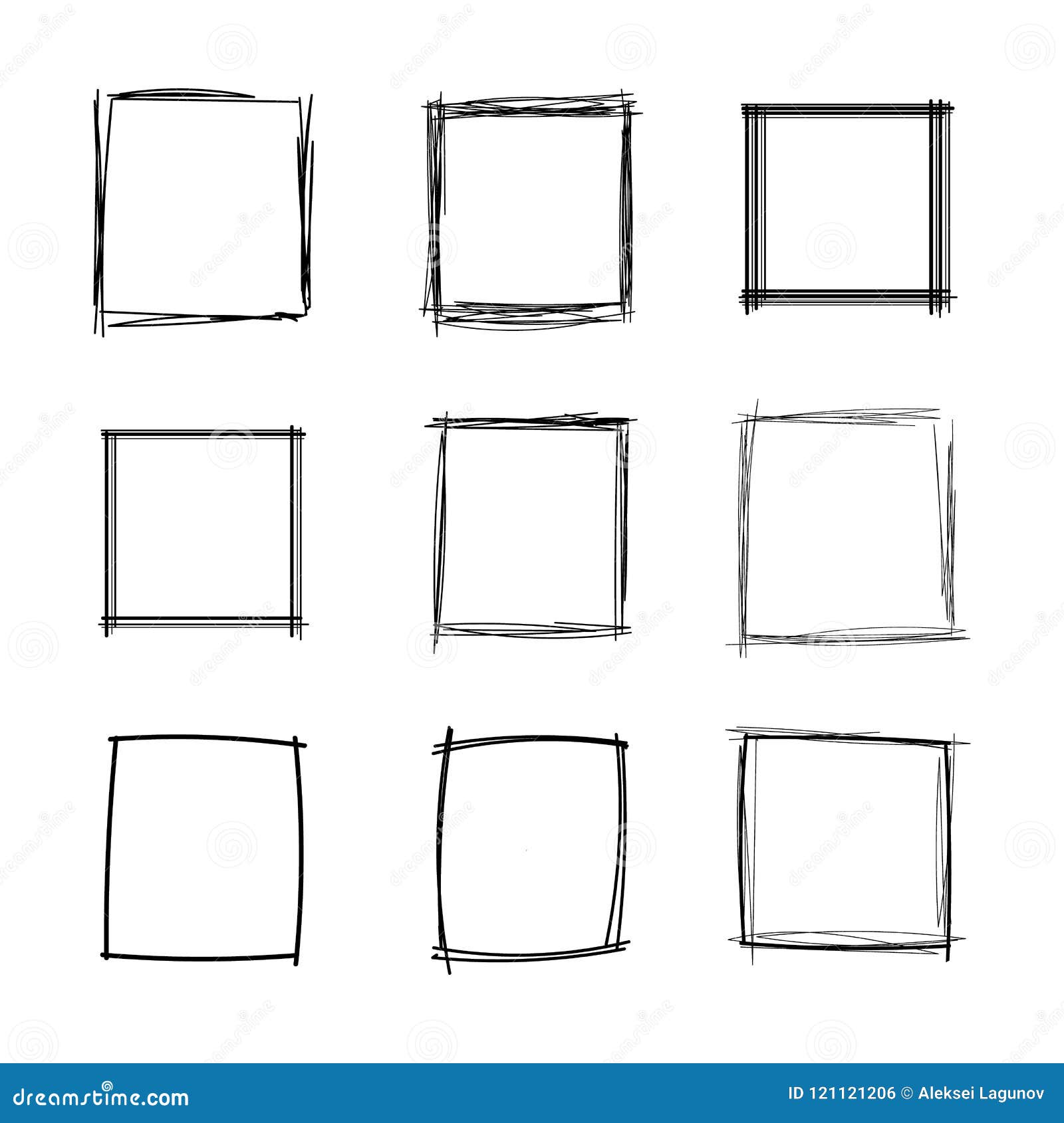 Blank Square With Black Outline