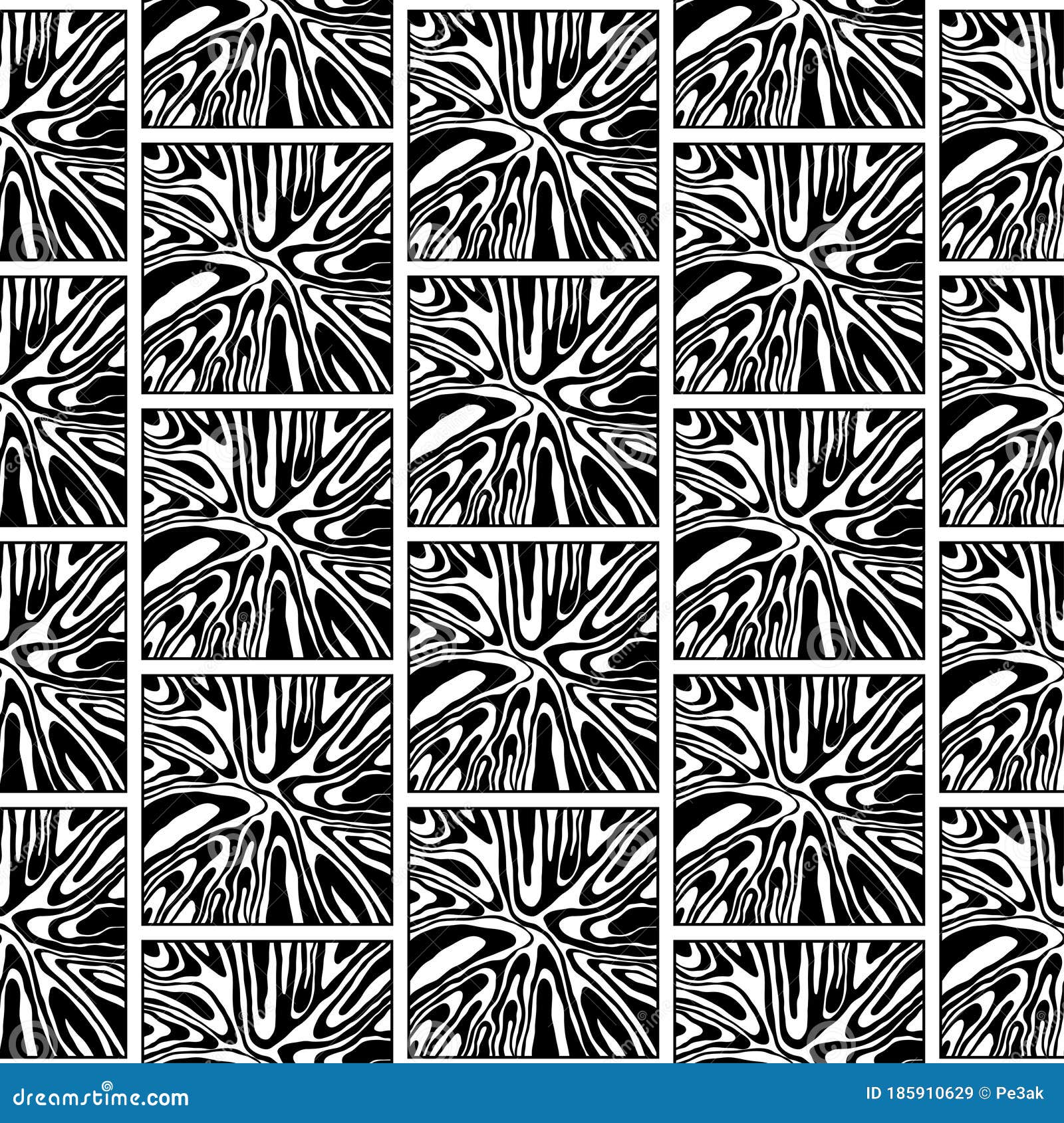 Vector doodle tile pattern stock vector. Illustration of print - 185910629