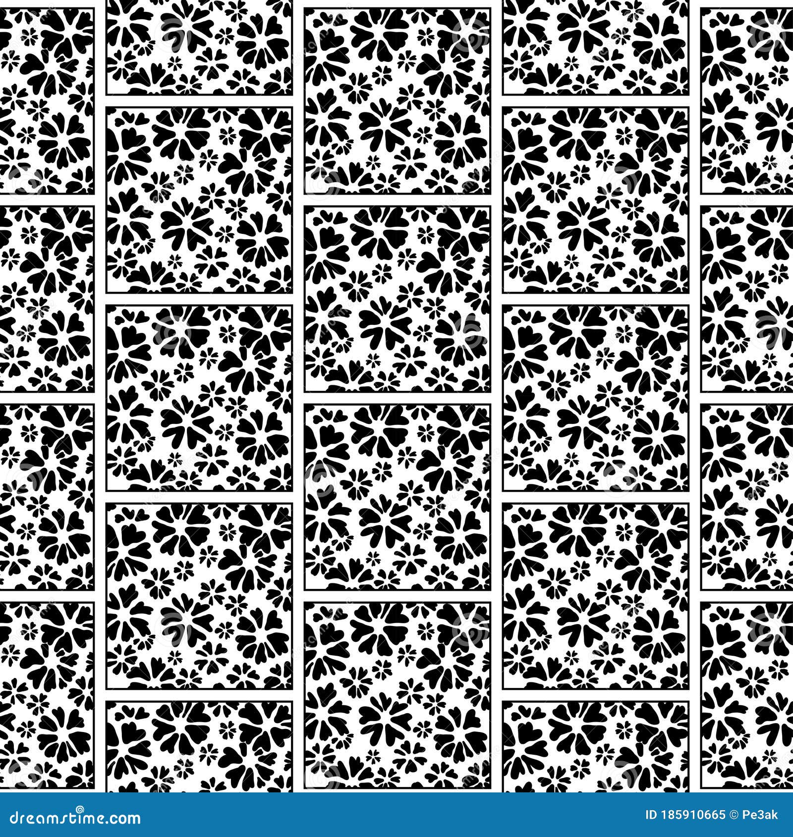 Vector doodle tile pattern stock vector. Illustration of decor - 185910665