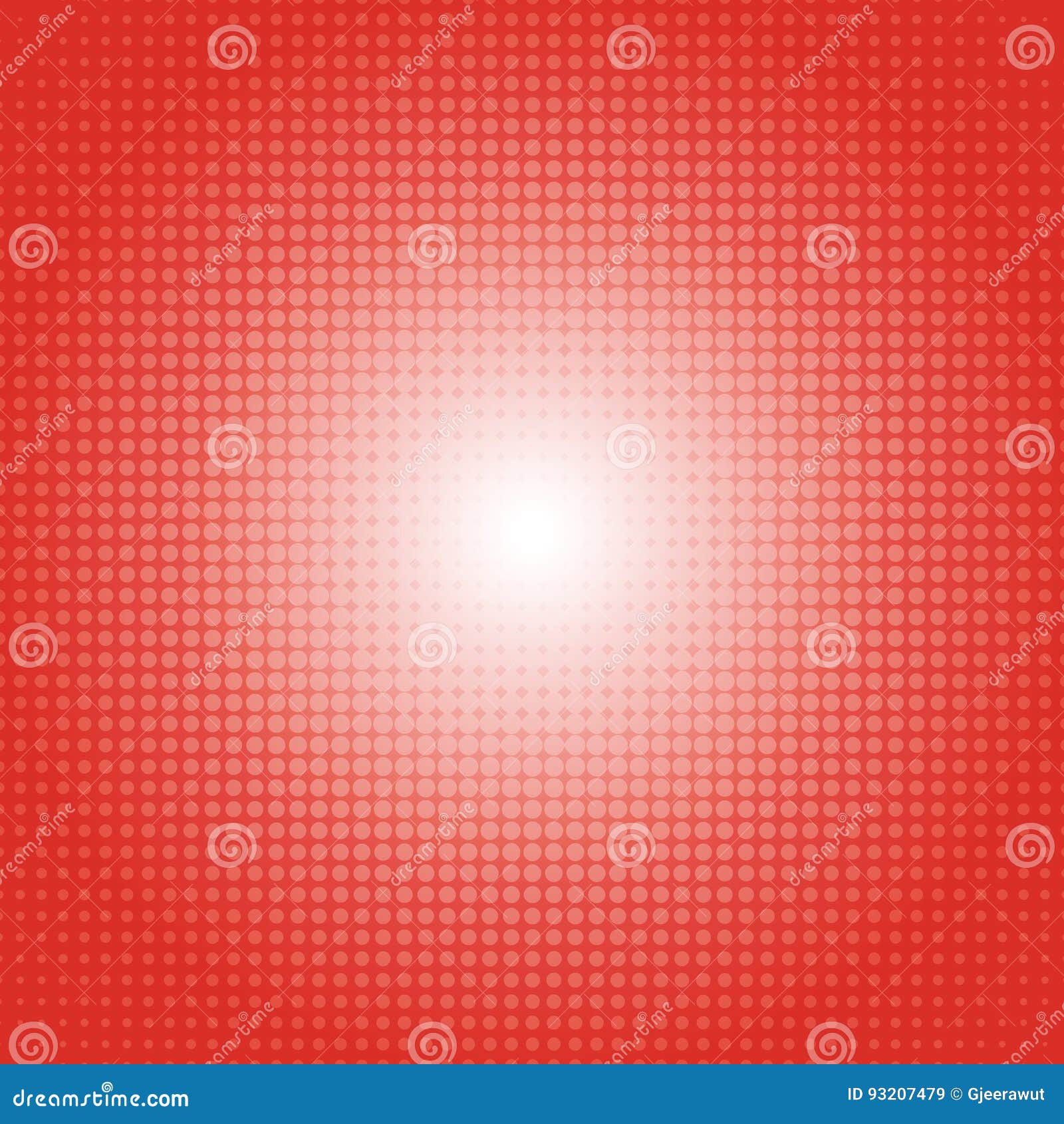 Vector Dot Gradient Red Halftone Pattern Abstract Background Concept ...