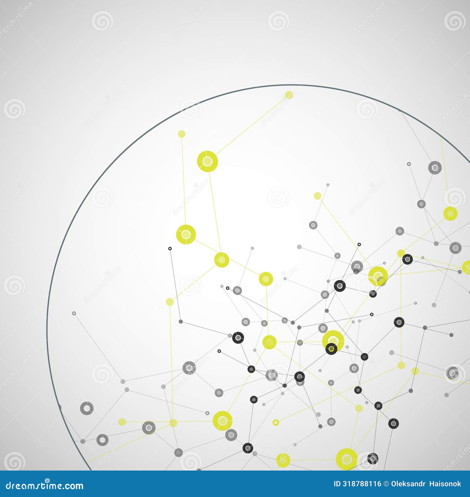 Vector Dots and Lines Connect Design Illustration Stock Vector ...