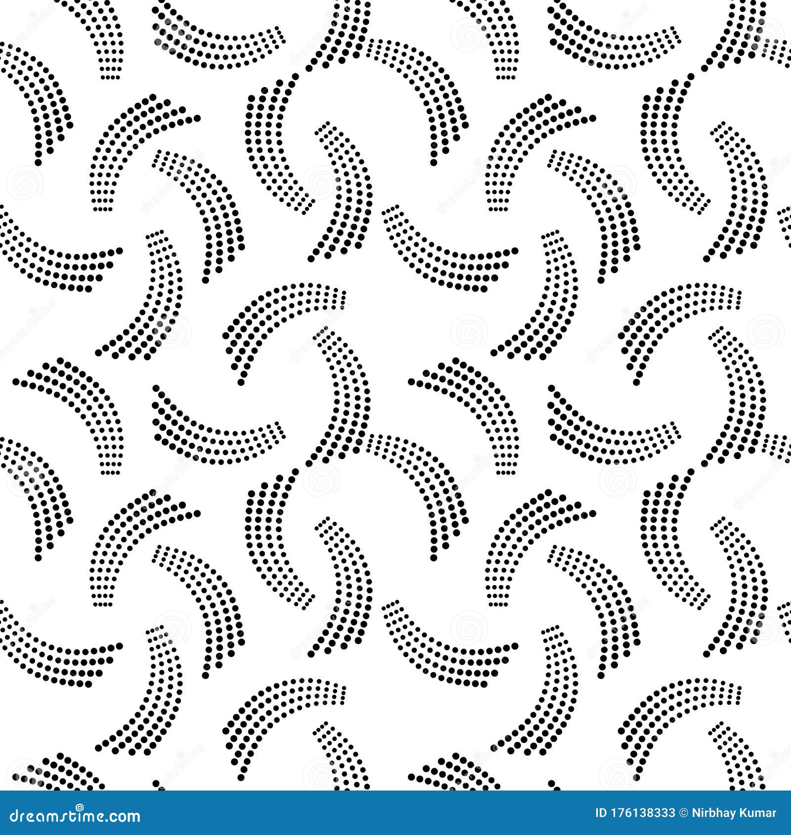 Vector Dots Repeated Pattern Design Stock Vector - Illustration of ...