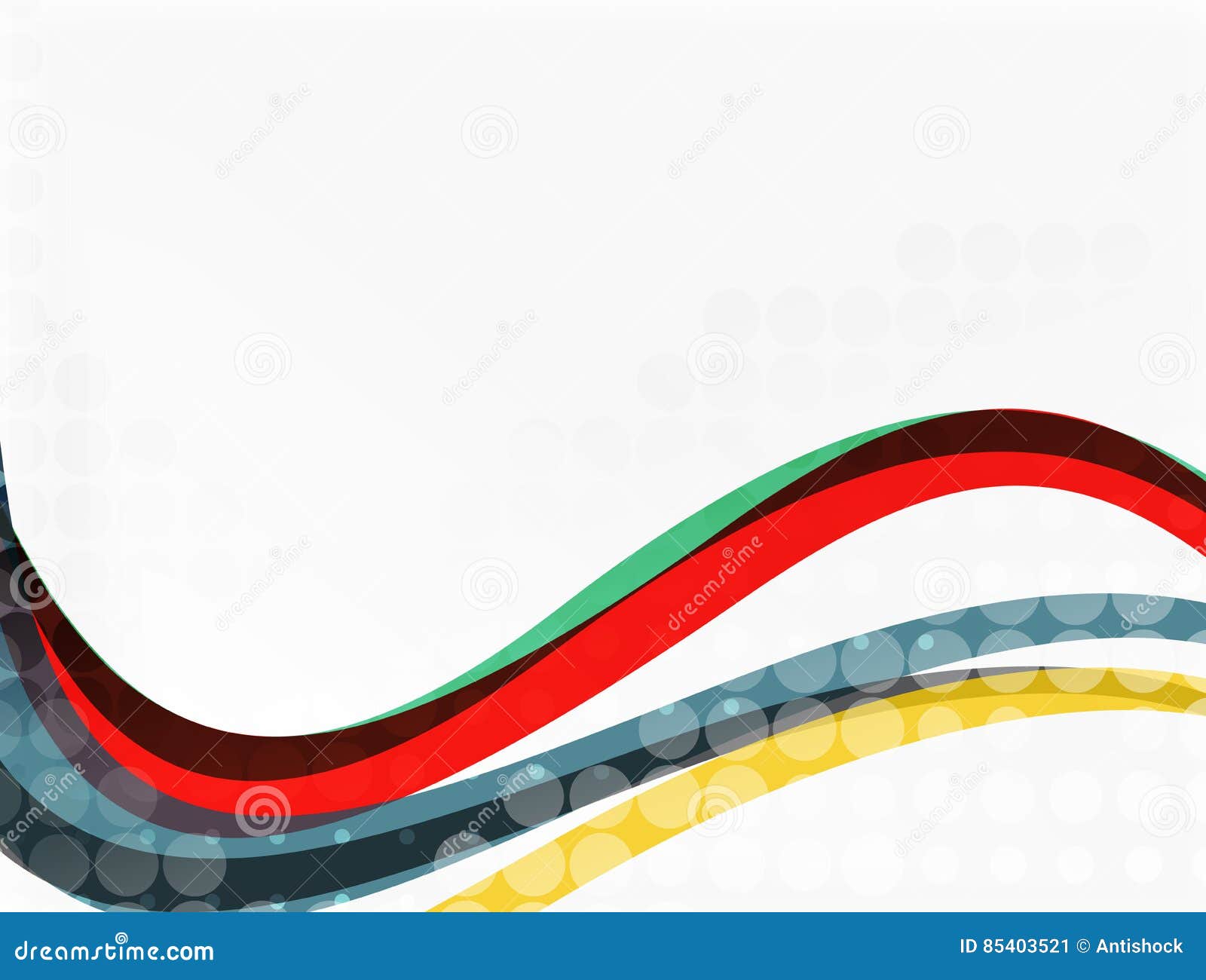 Vector dotted curve waves stock vector. Illustration of element - 85403521