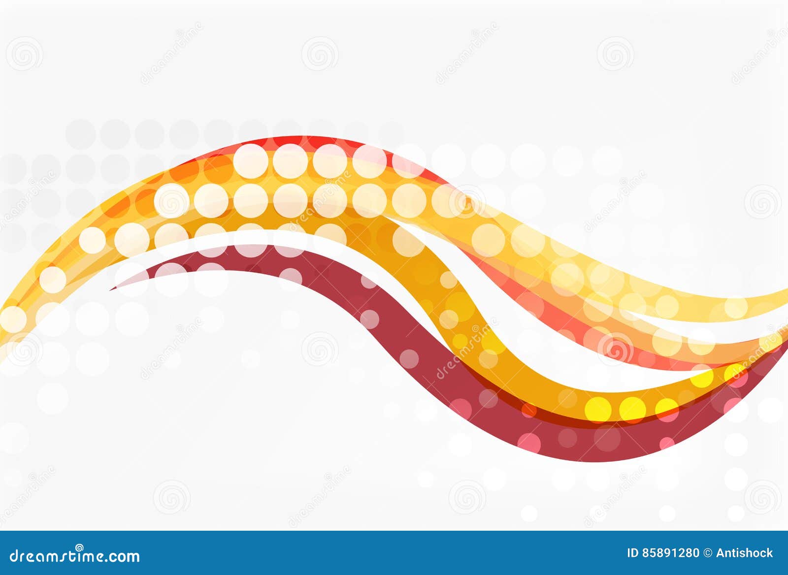 Vector Dotted Wave Template Stock Vector - Illustration of cover ...