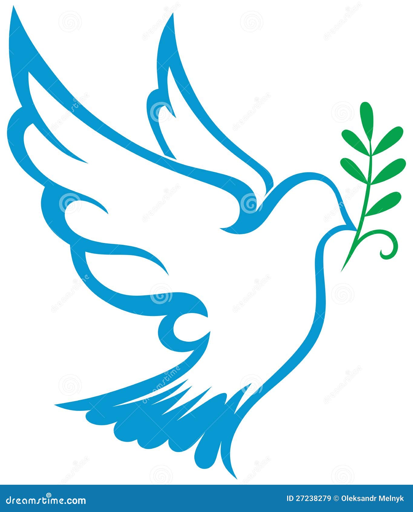 Vector dove symbol stock vector. Illustration of isolated - 27238279