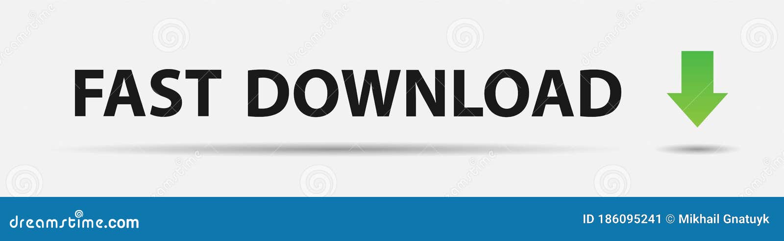 Vector DOWNLOAD Button. Fast Download Button Stock Illustration ...