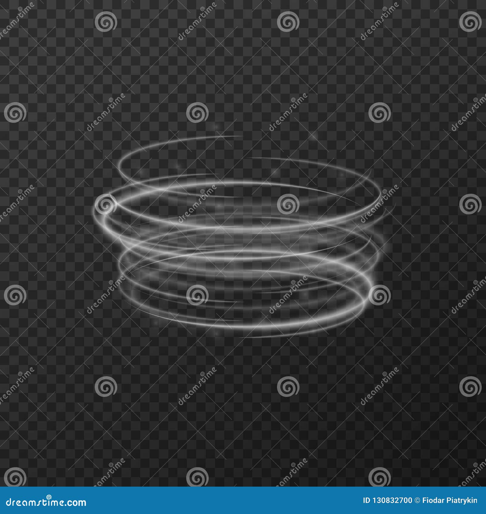 Tornado Wind Realistic Png Isolated On Background Cartoon Vector ...