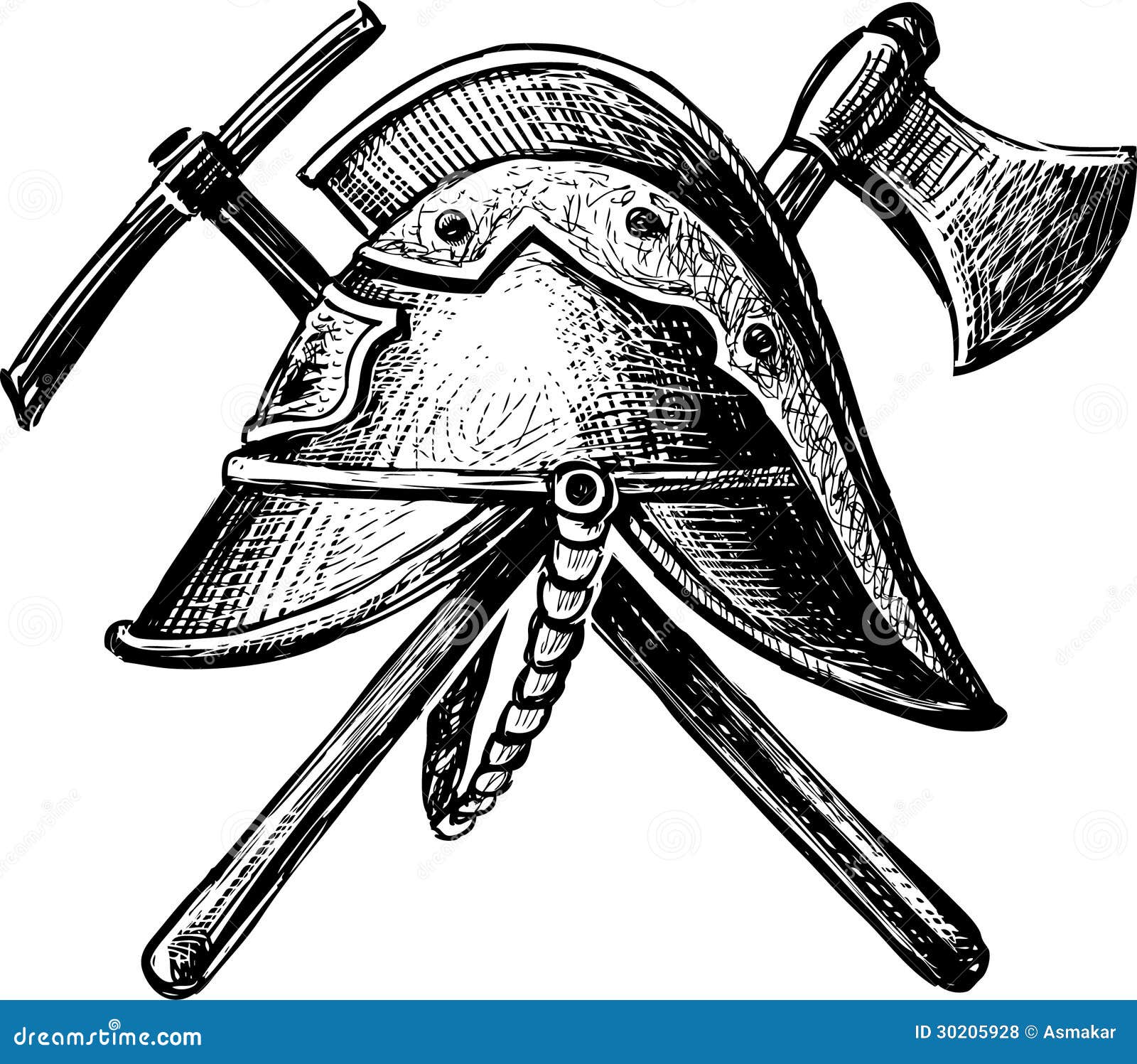 Heraldic helmet stock vector. Illustration of weapon - 30205928