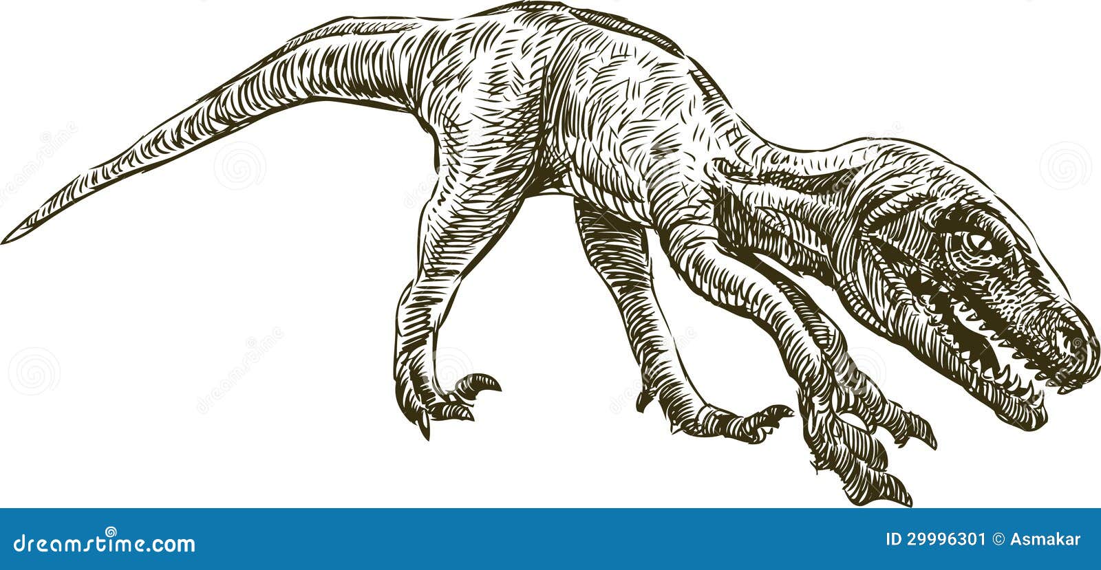 Raptor Tyrannosaurus Or T-rex Logo Cartoon Vector | CartoonDealer.com ...