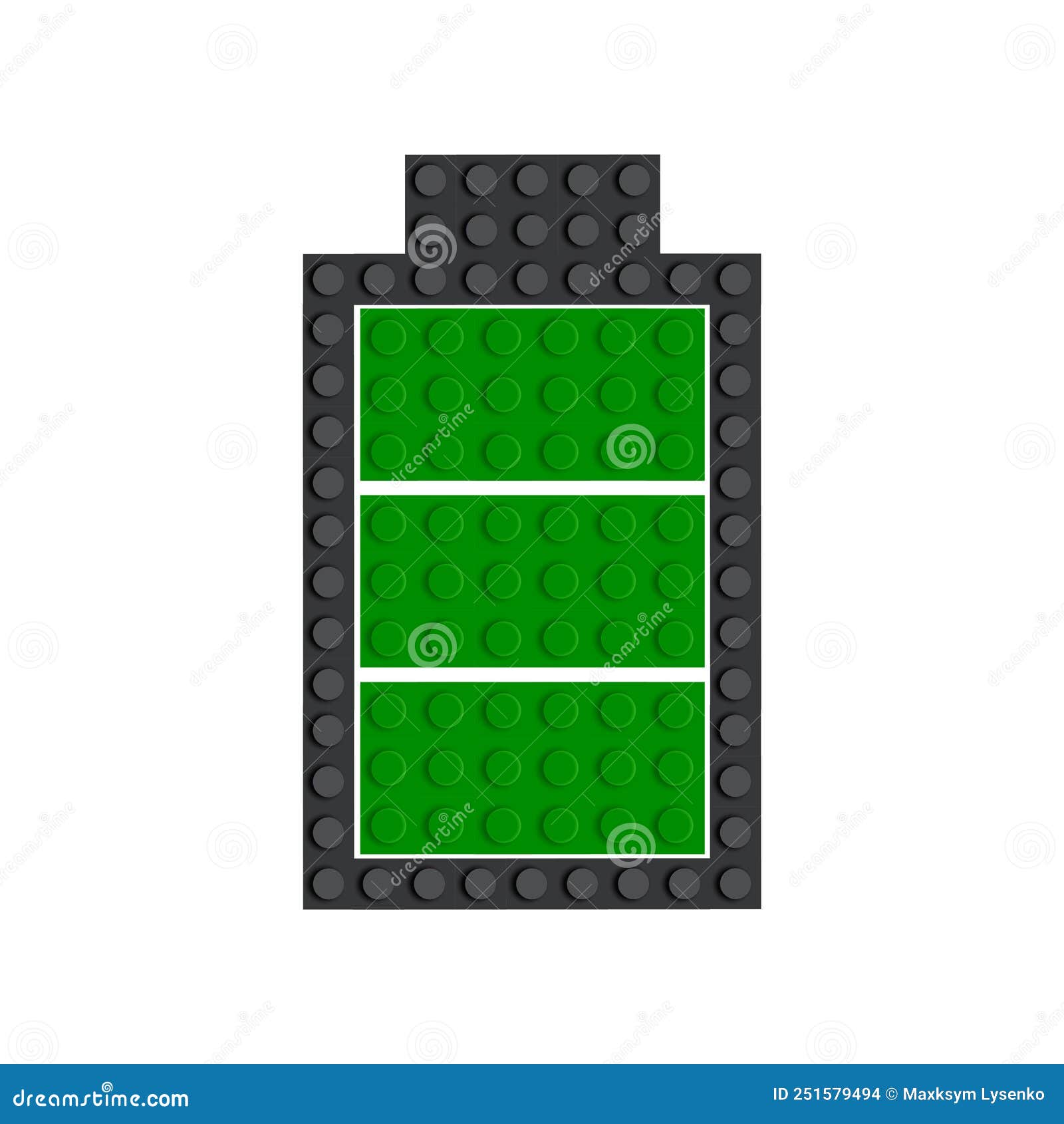 Vector Drawing of a Battery from Designer Details Stock Vector ...