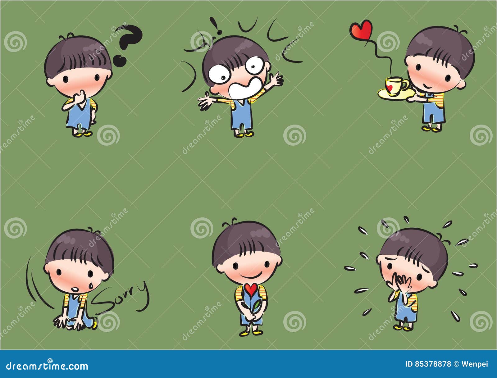 Vector drawing boy stock illustration. Illustration of night - 85378878