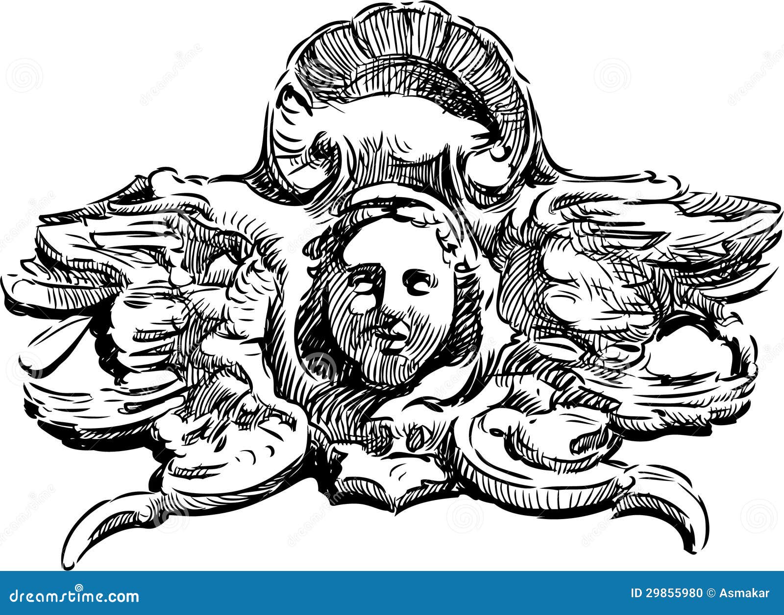 Ancient cartouche stock vector. Illustration of isolated - 29855980