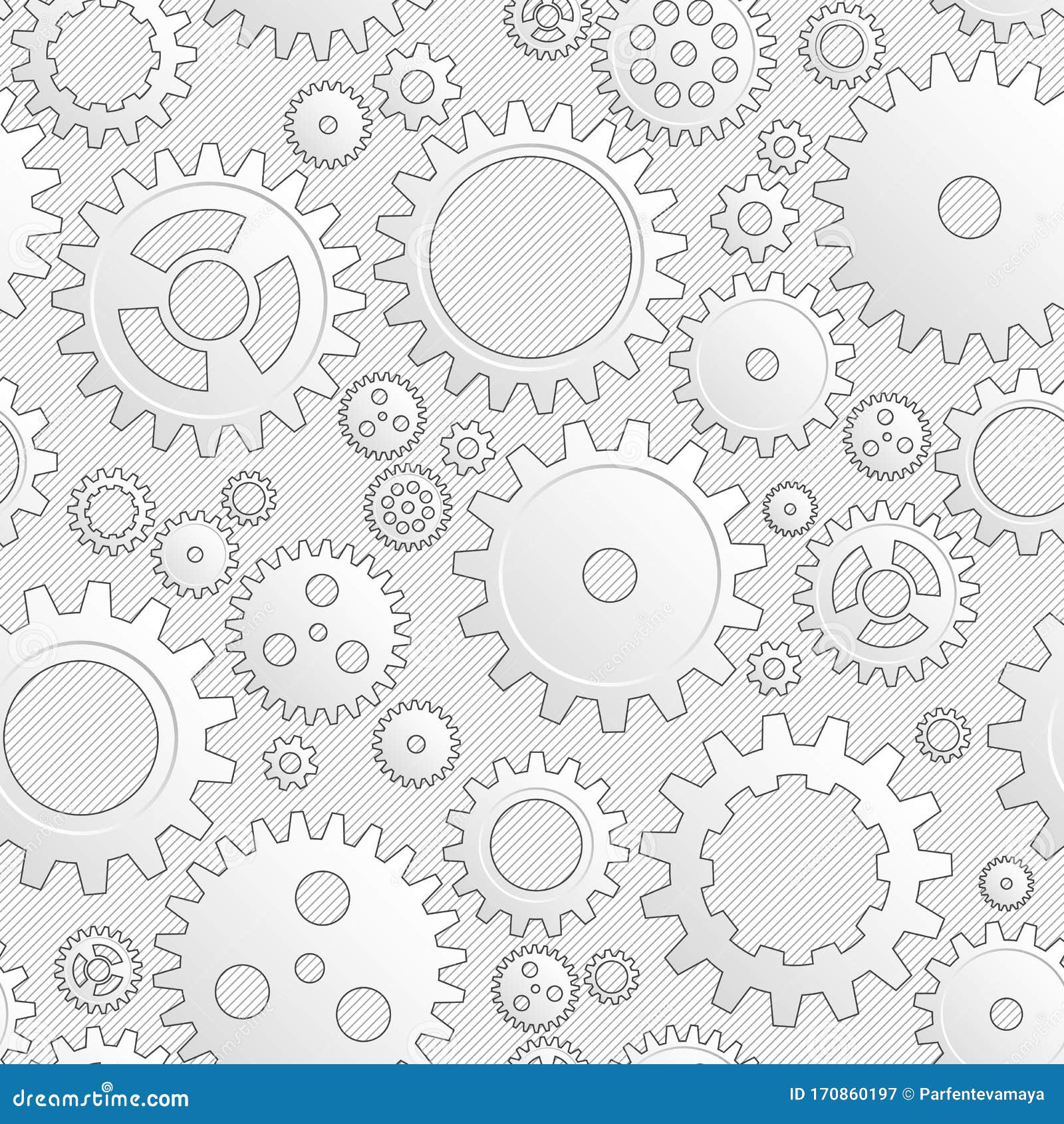 Clockwork Gears Drawing