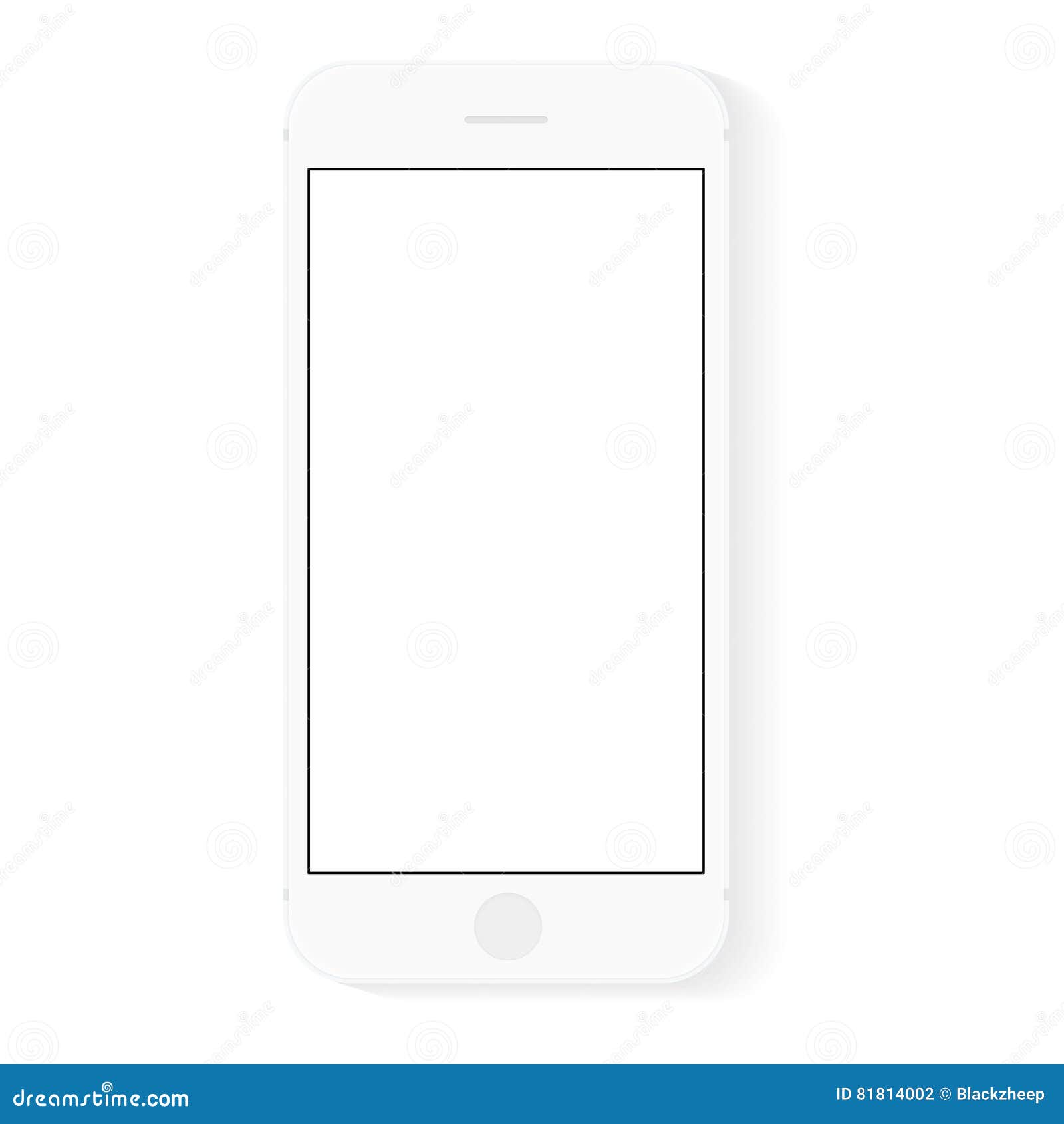 Vector Drawing Moden Smart Phone Design Stock Vector - Illustration of ...
