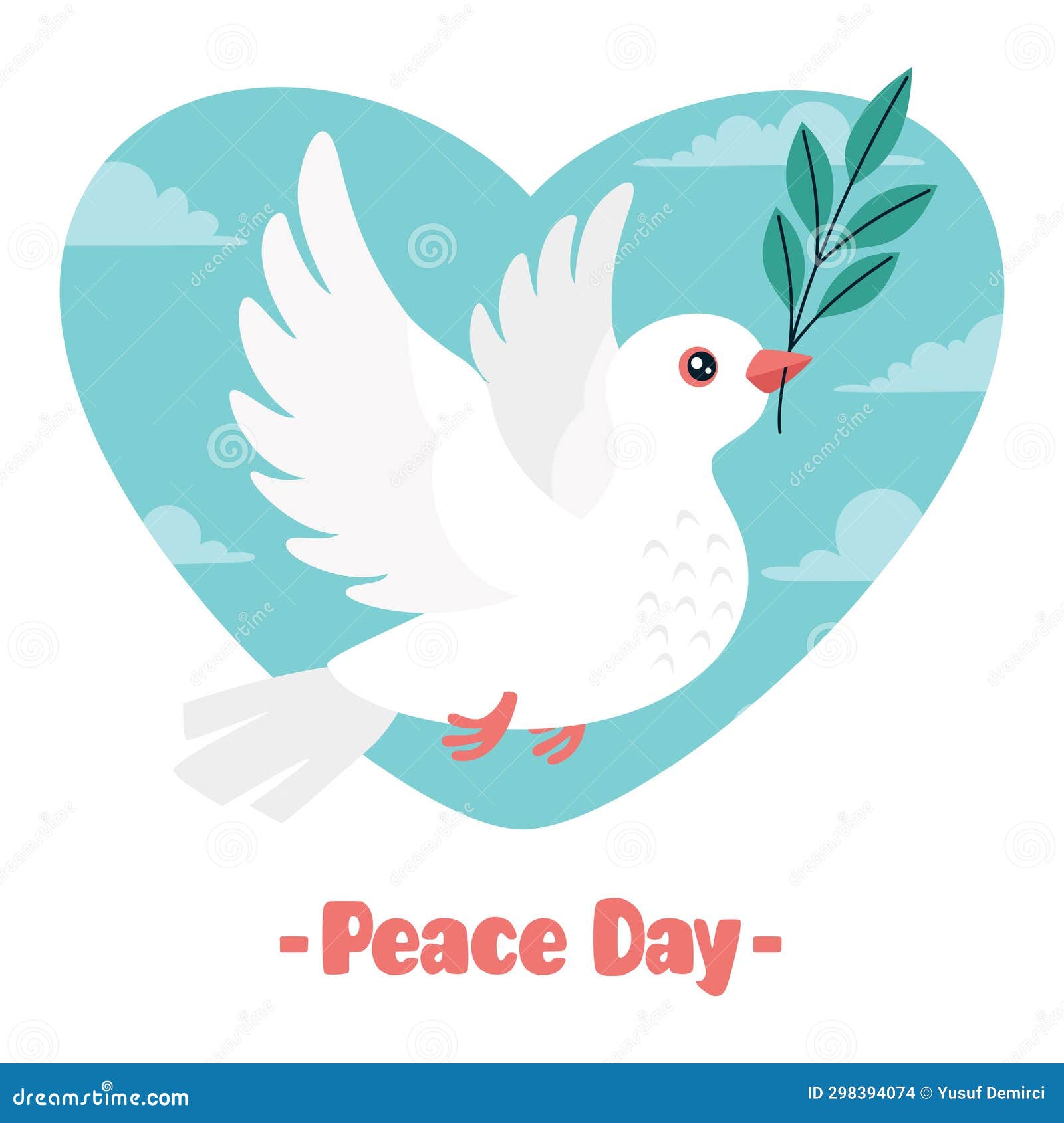 Vector Drawing of Peace Dove Stock Vector - Illustration of pacifist ...