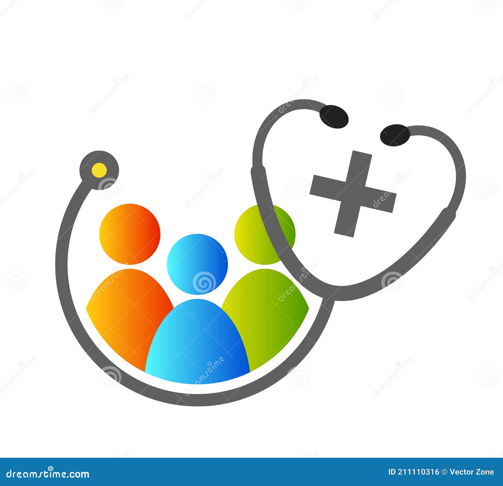Clinic logo stock vector. Illustration of isolated, line - 211110316