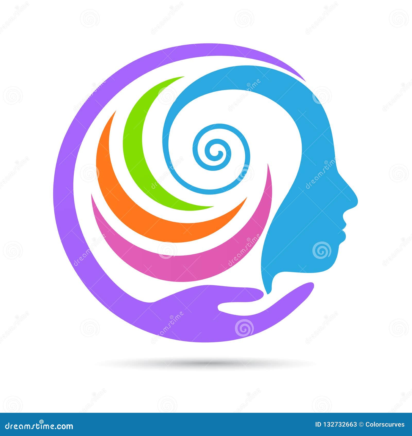 Human Creative Mind Care Logo Stock Vector - Illustration of gears ...