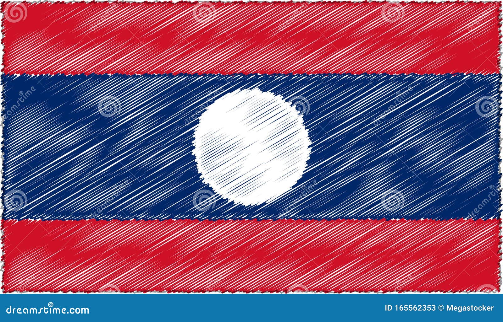 Kid Style Map Of Laos. Vector Illustration | CartoonDealer.com #225859384